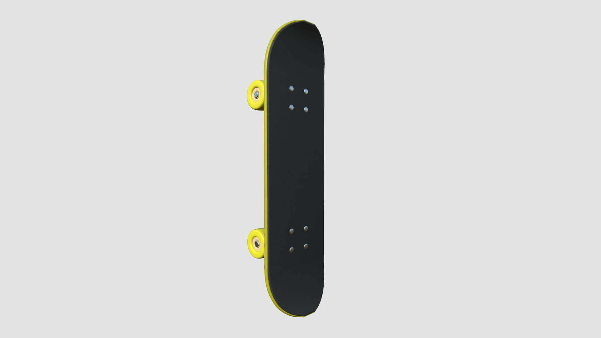 Skateboard 01 - Yellow 3D Model by gsommer