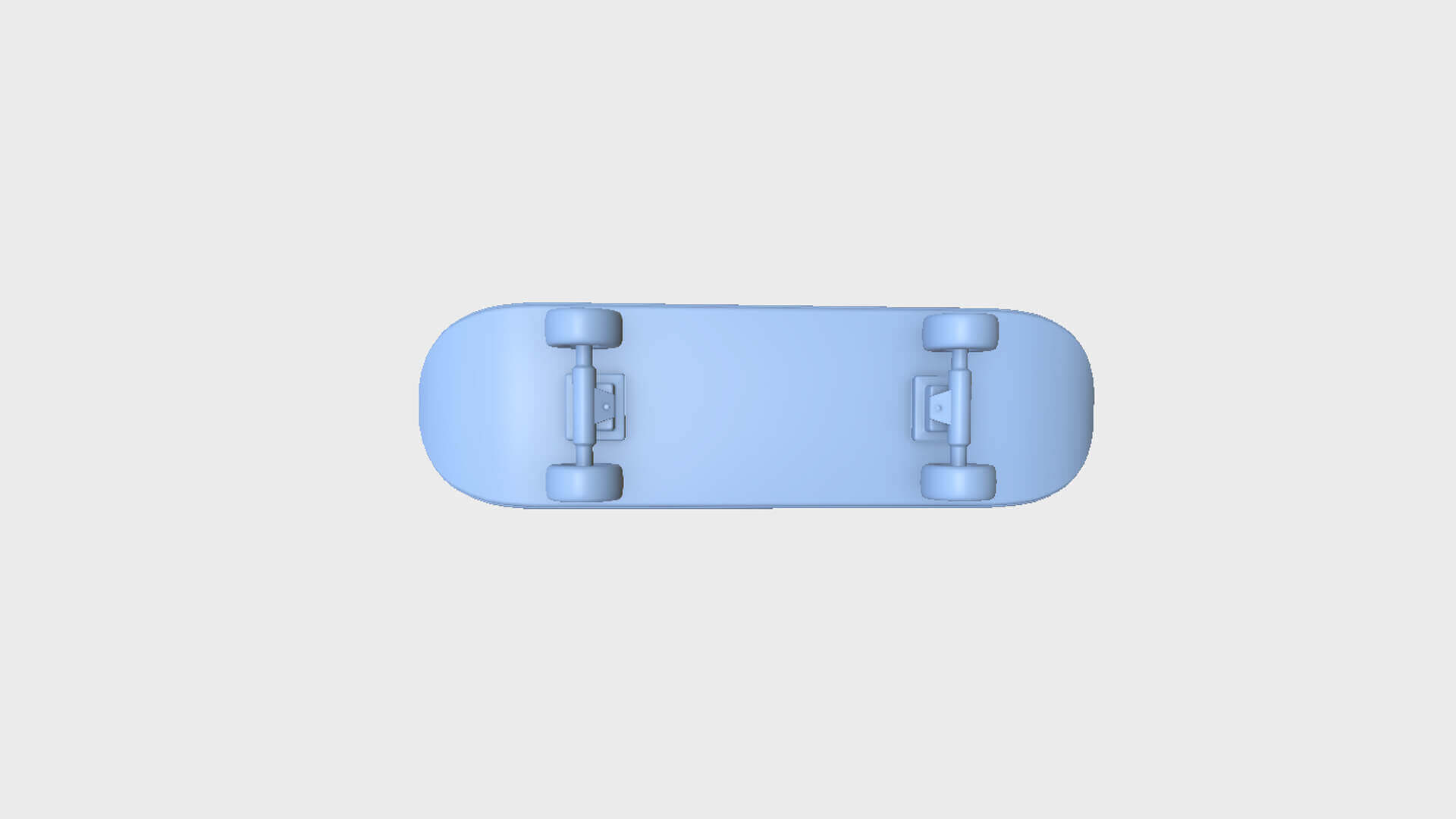 Skateboard 07 - Green 3D Model by gsommer