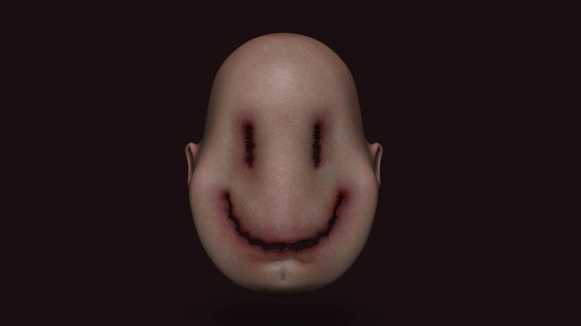 Smiley Mask - 3D Model by gsommer