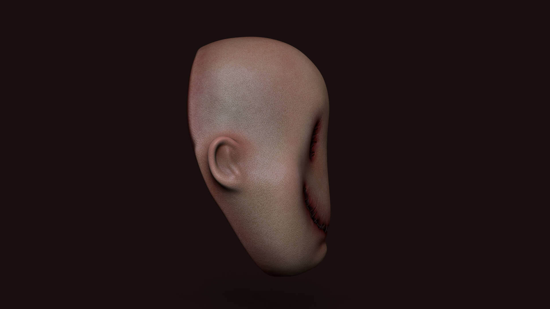 Smiley Mask - 3D Model by gsommer