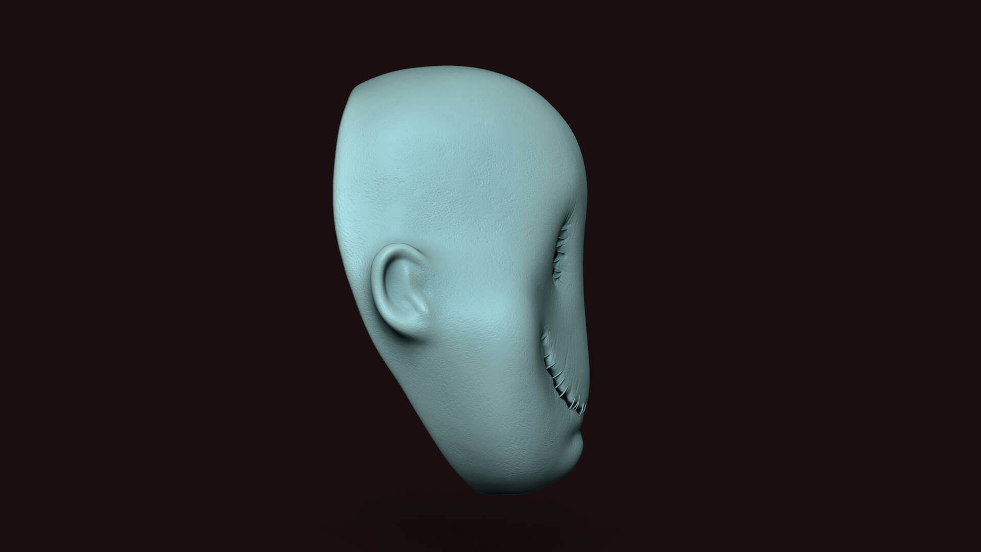 Smiley Mask - 3D Model by gsommer