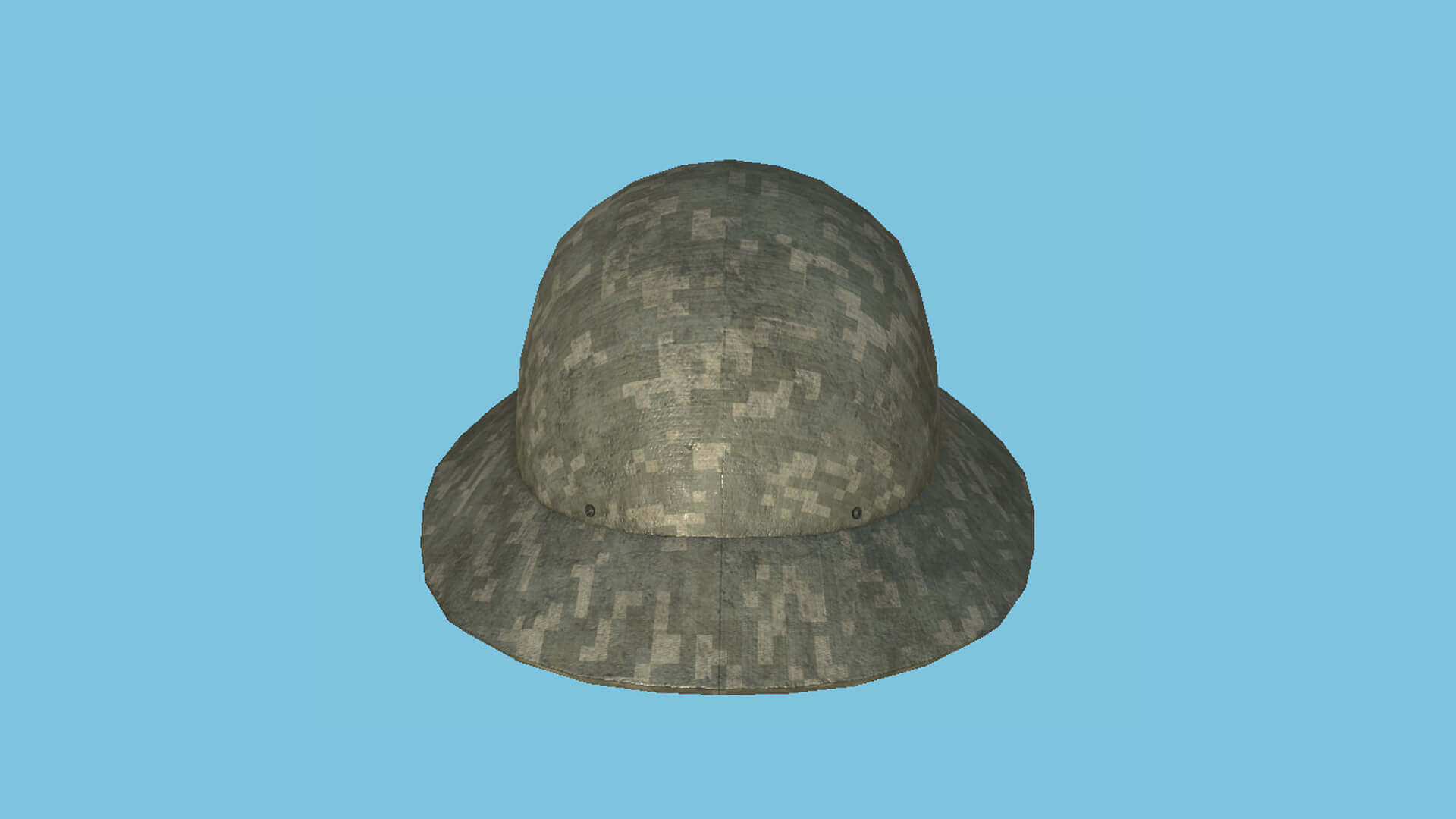 Soldier Helmet 07 - Digital Camouflage 3D Model by gsommer