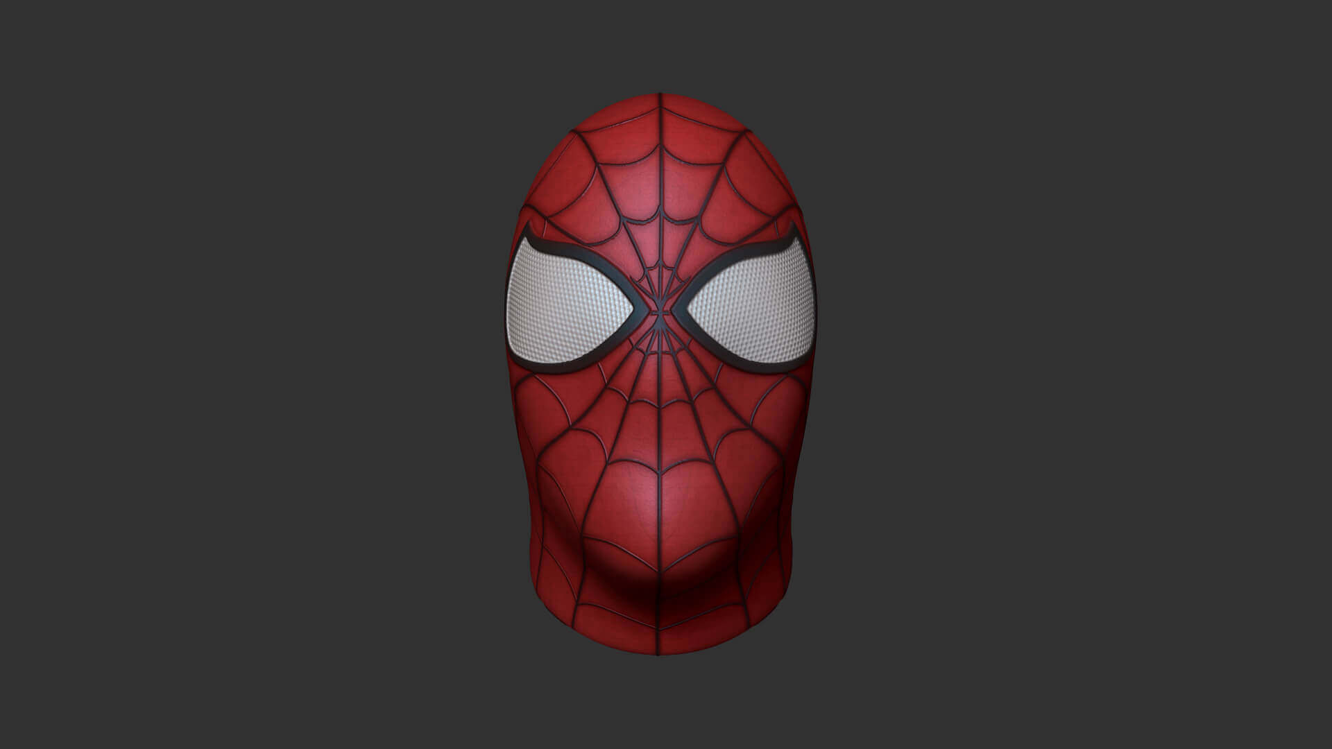 Spiderman Mask - 3D Model by gsommer