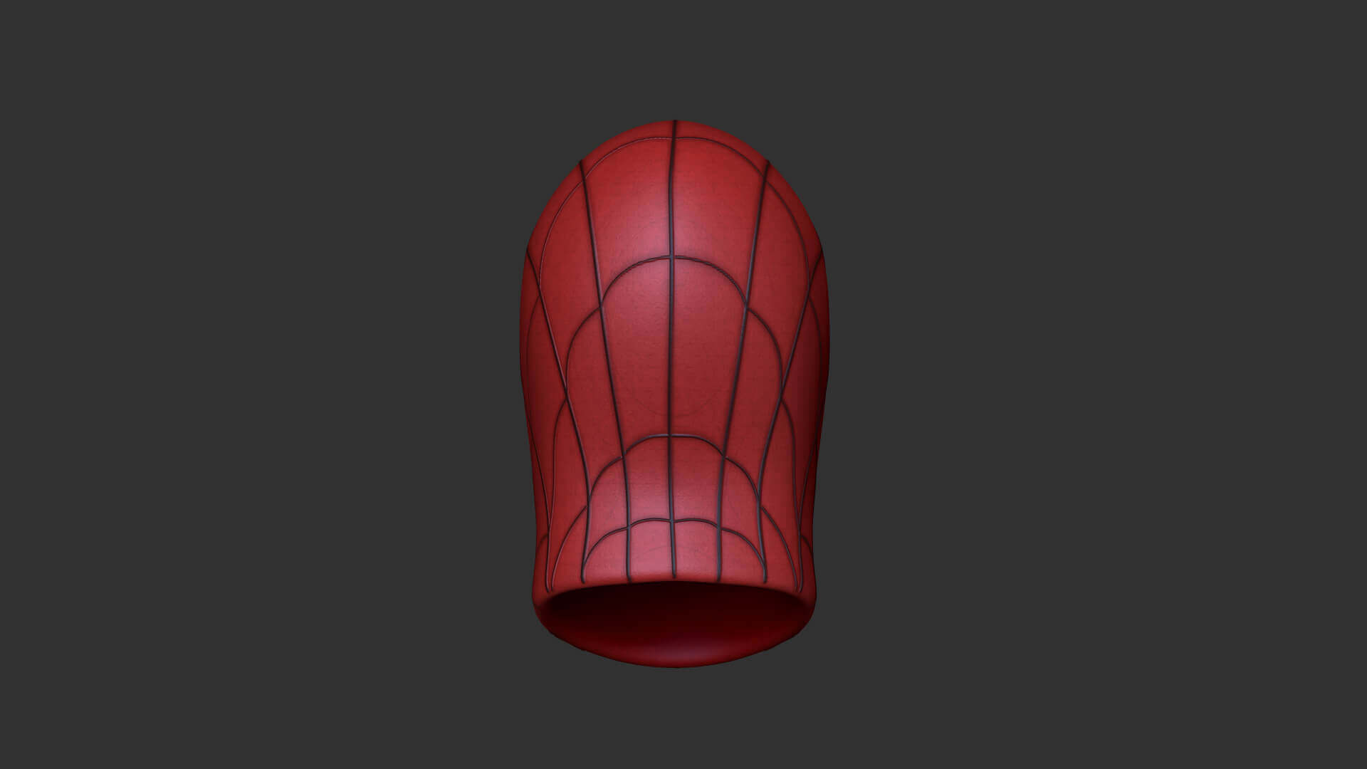 Spiderman Mask - 3D Model by gsommer