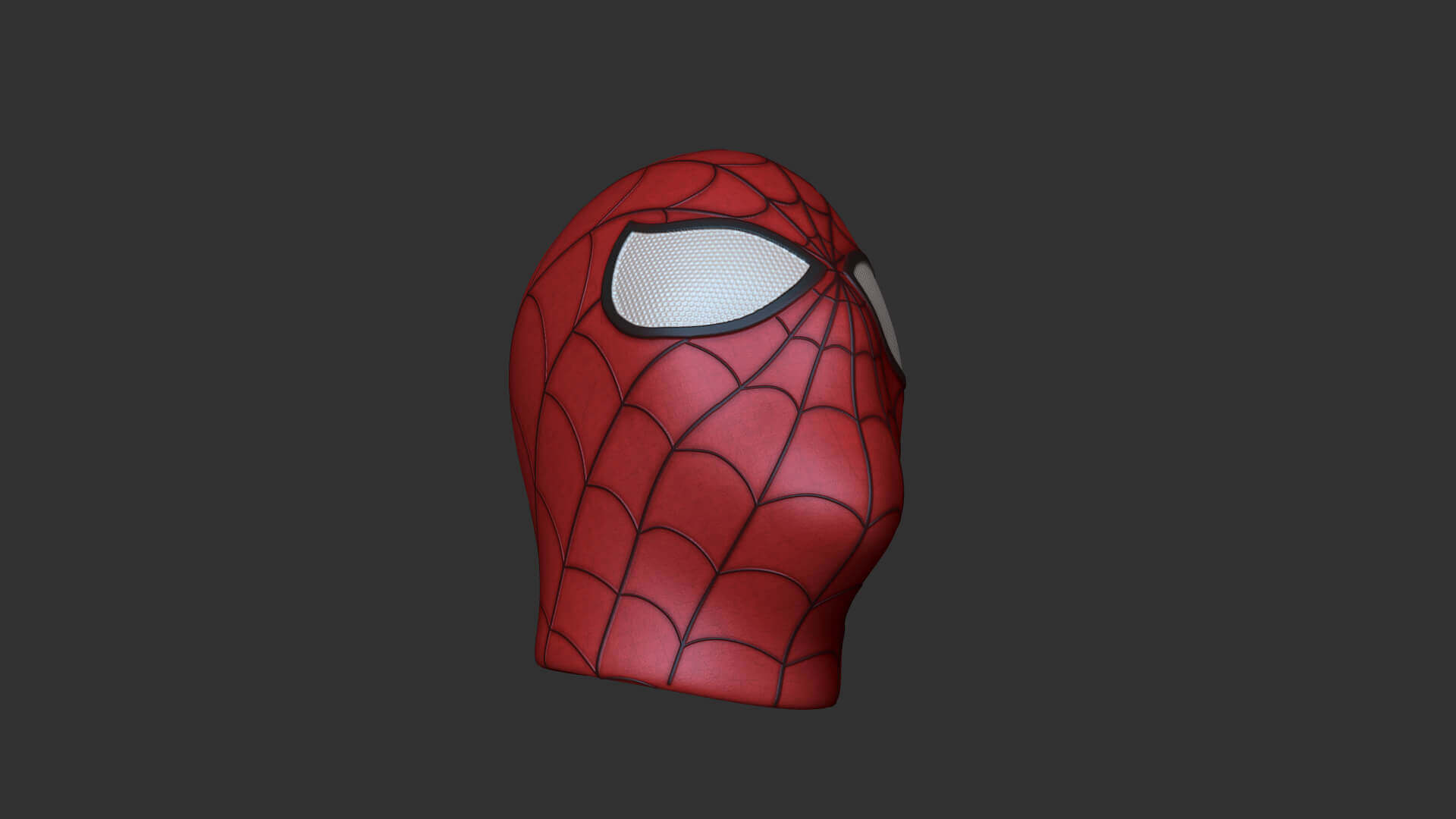 Spiderman Mask - 3D Model by gsommer