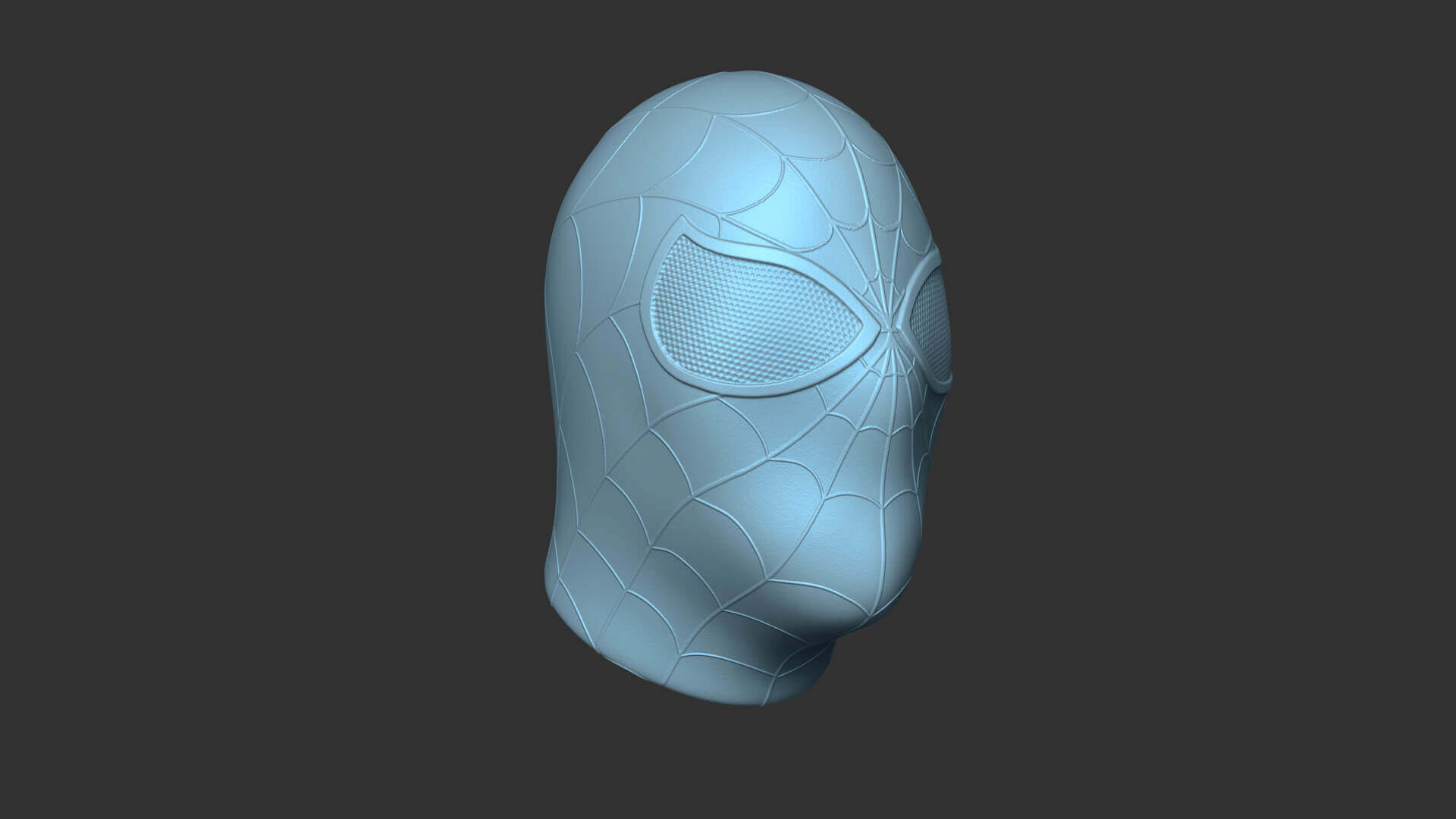 Spiderman Mask - 3D Model by gsommer