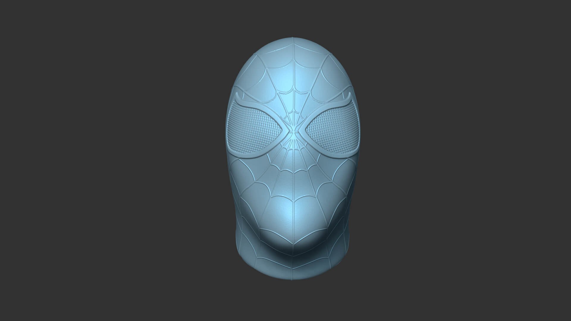 Spiderman Mask - 3D Model by gsommer