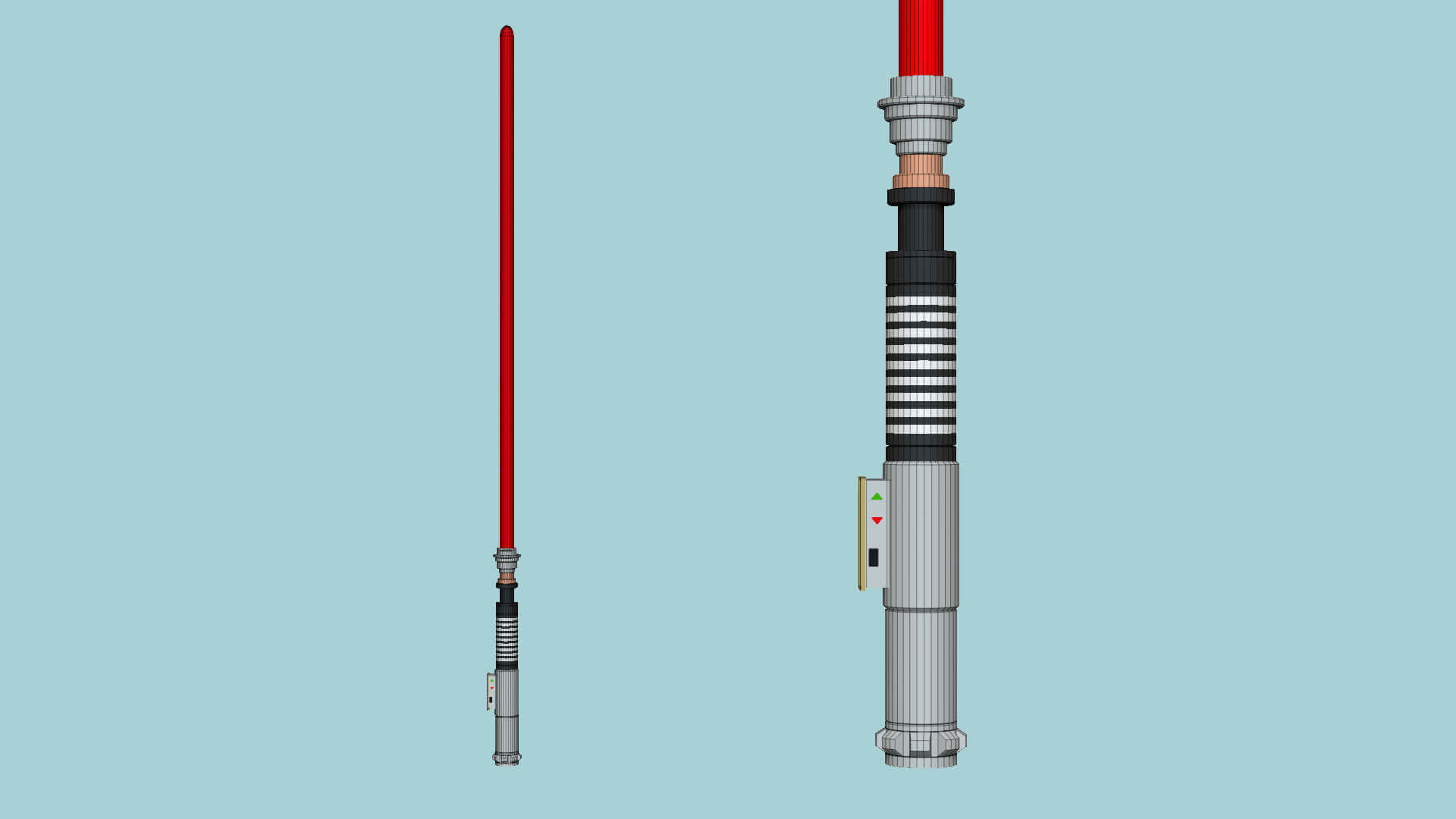 Star Wars Lightsaber Model A 01 - Red by gsommer
