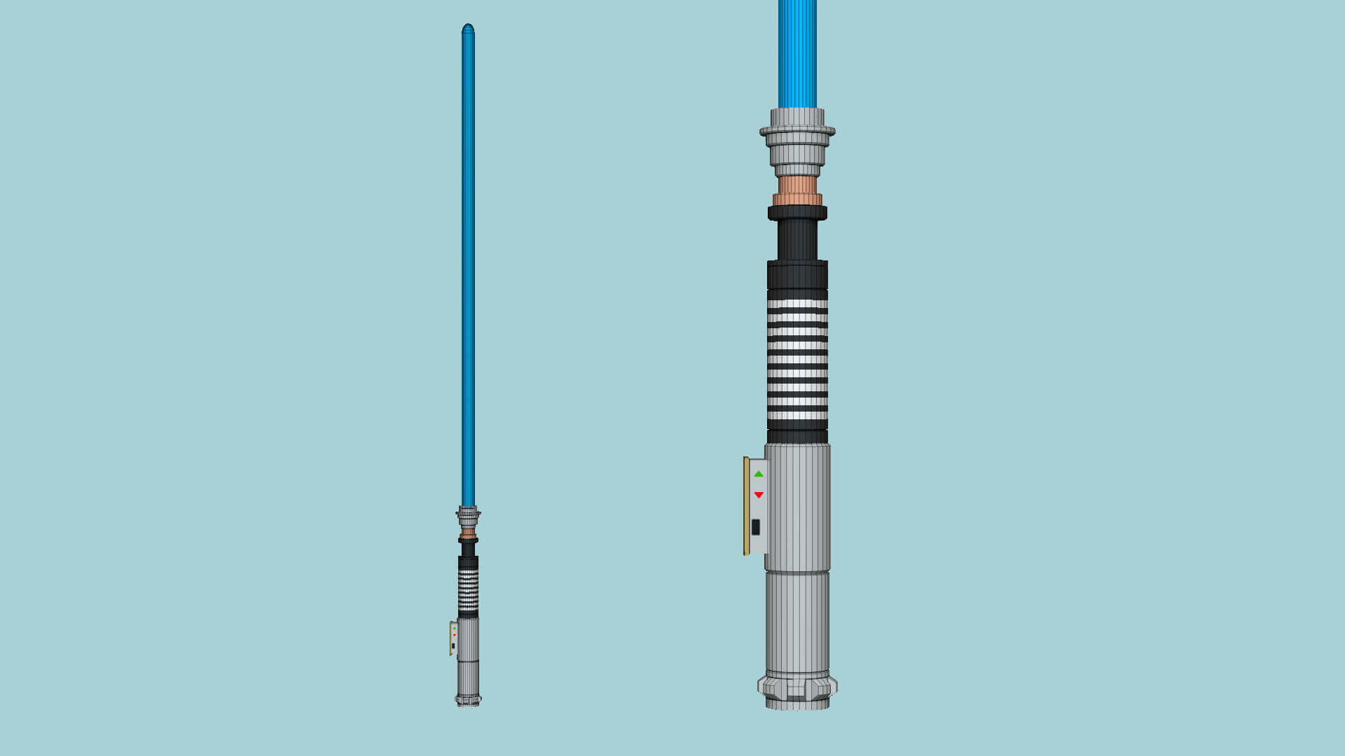 Star Wars Lightsaber Model A 02 - Blue by gsommer