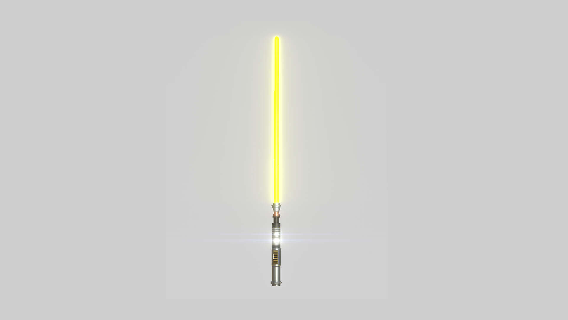Star Wars Lightsaber Model A 05 - Yellow by gsommer