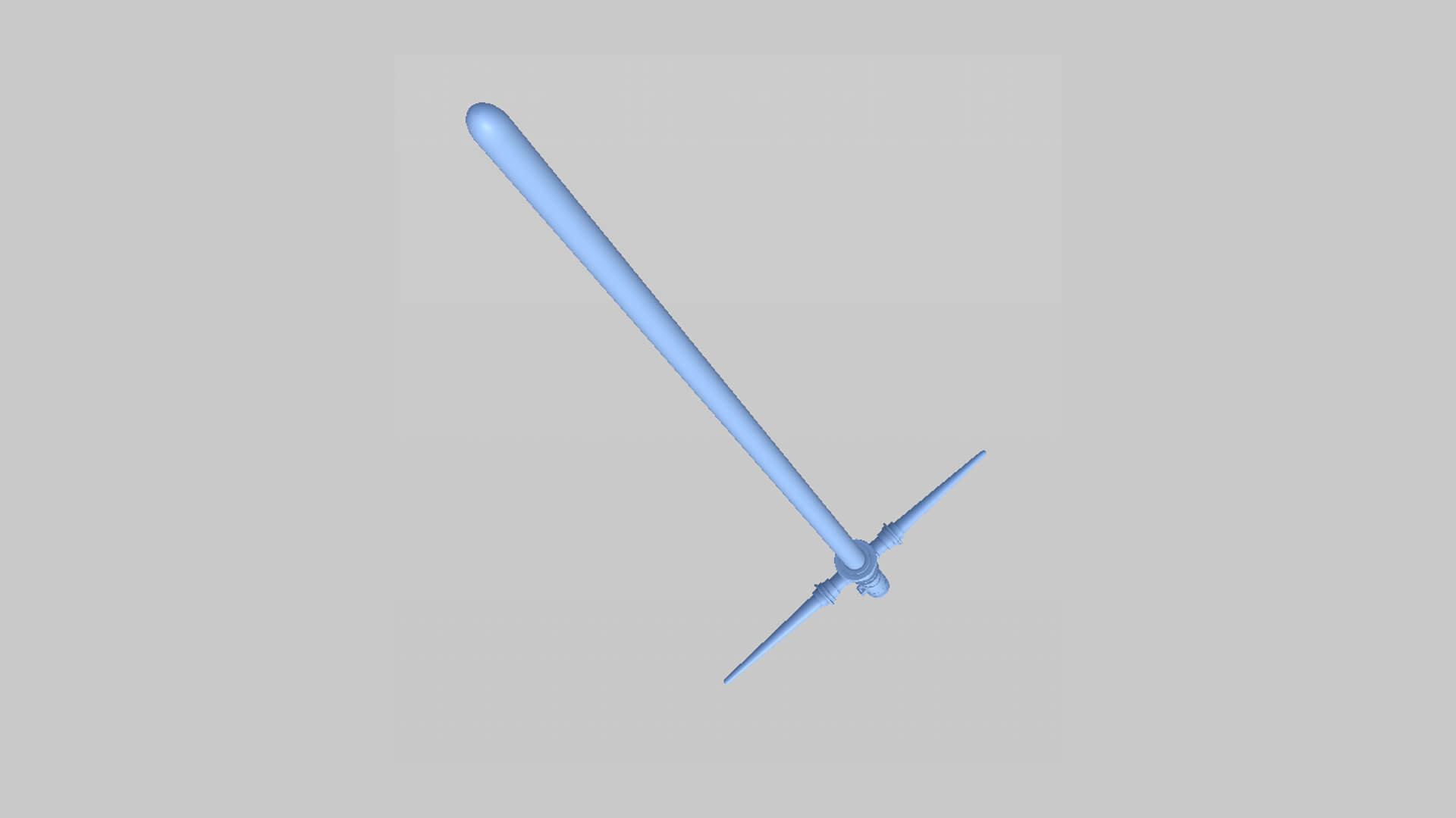Star Wars Lightsaber Model B 01 - Red by gsommer
