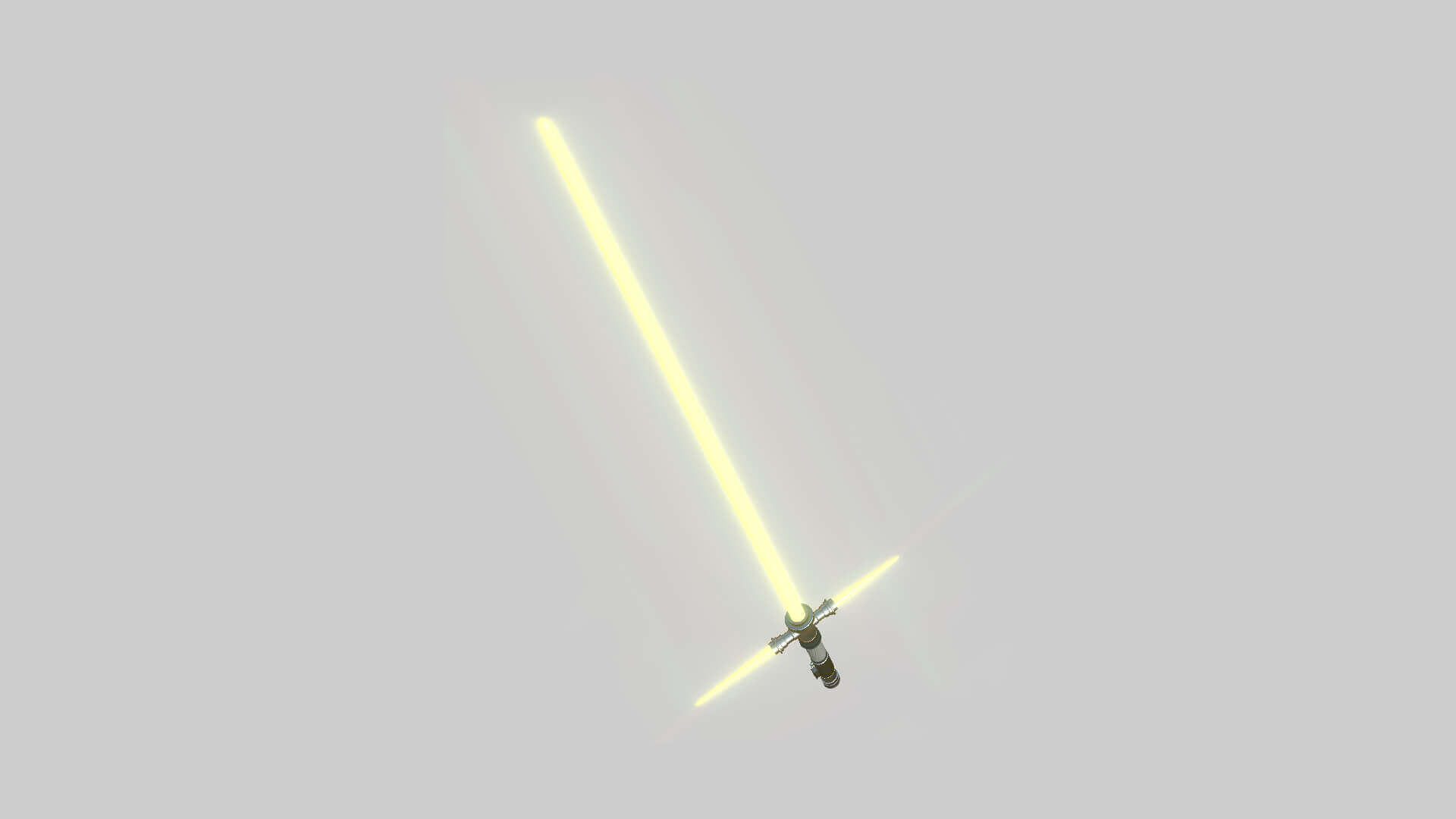 Star Wars Lightsaber Model B 05 - Yellow by gsommer