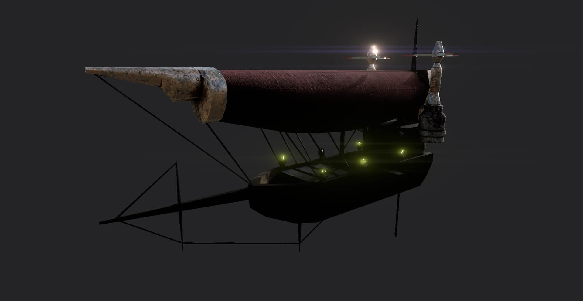 Steampunk Airship 03 - 3D Model by gsommer