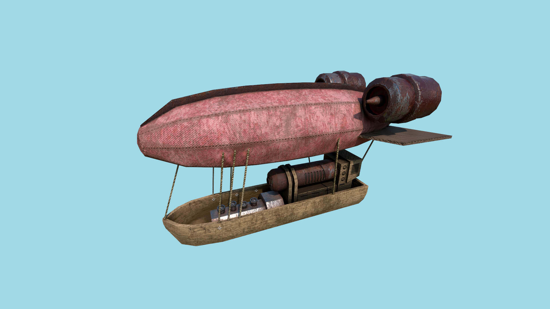 Steampunk Blimp Airship
