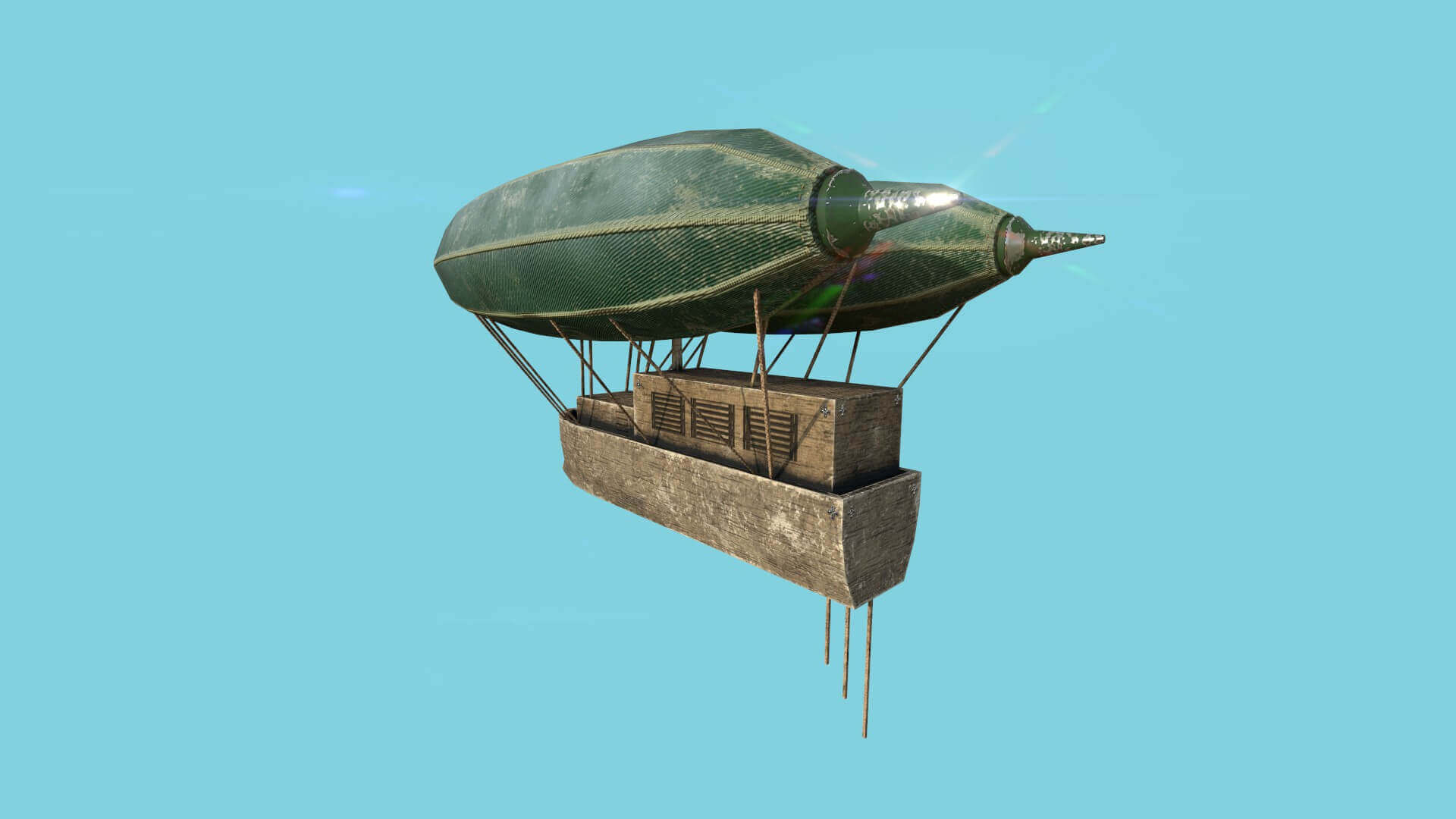 Steampunk Airship 05 - 3D Model by gsommer