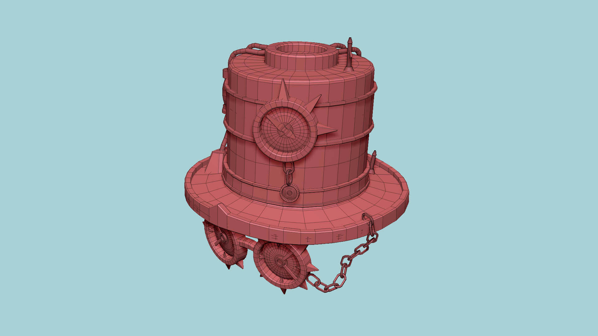 Steampunk Hat 04 - Destroyed - 3D Model by gsommer