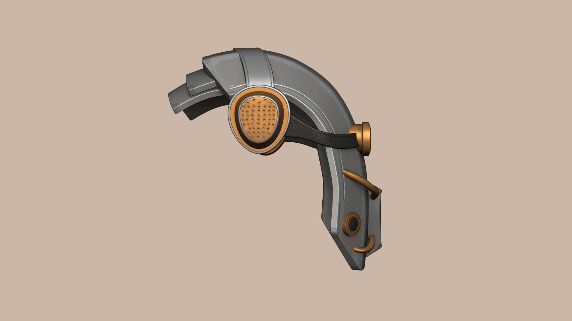 Steampunk Iron Mask - 3D Model by gsommer