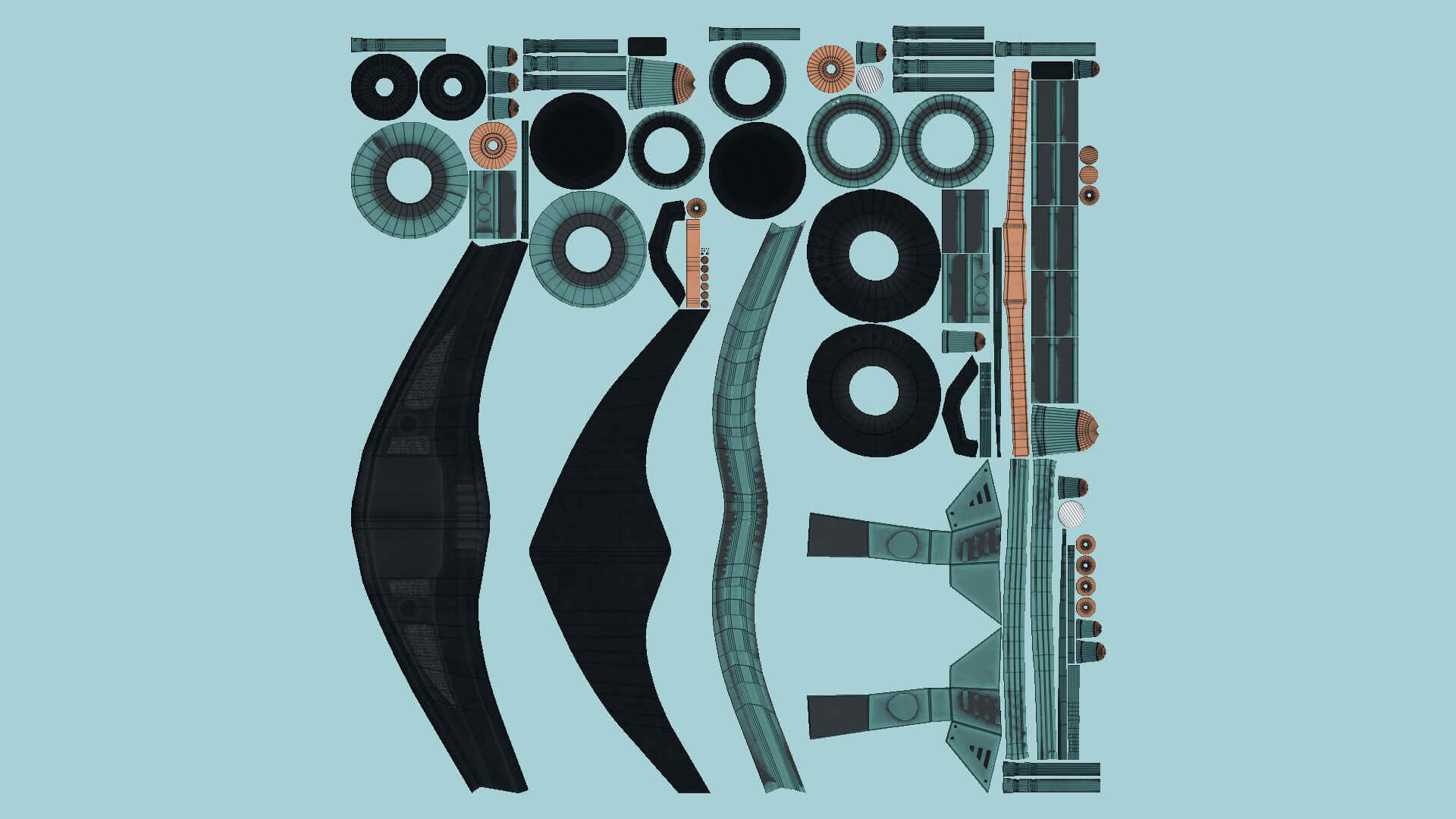 Steampunk Mask 02 - Green Copper 3D Model by gsommer