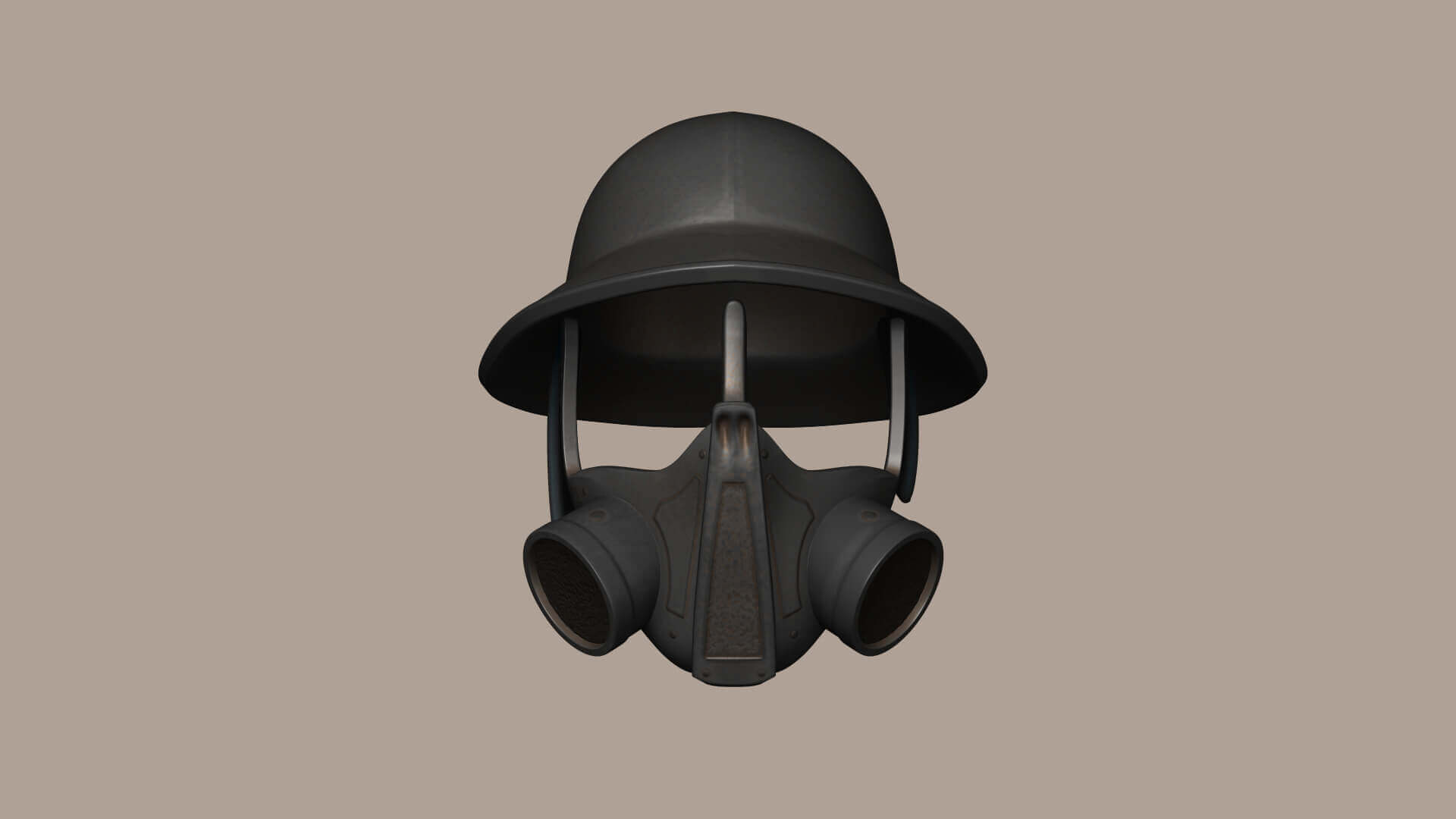 Steampunk Miner Helmet Mask - 3D Model by gsommer