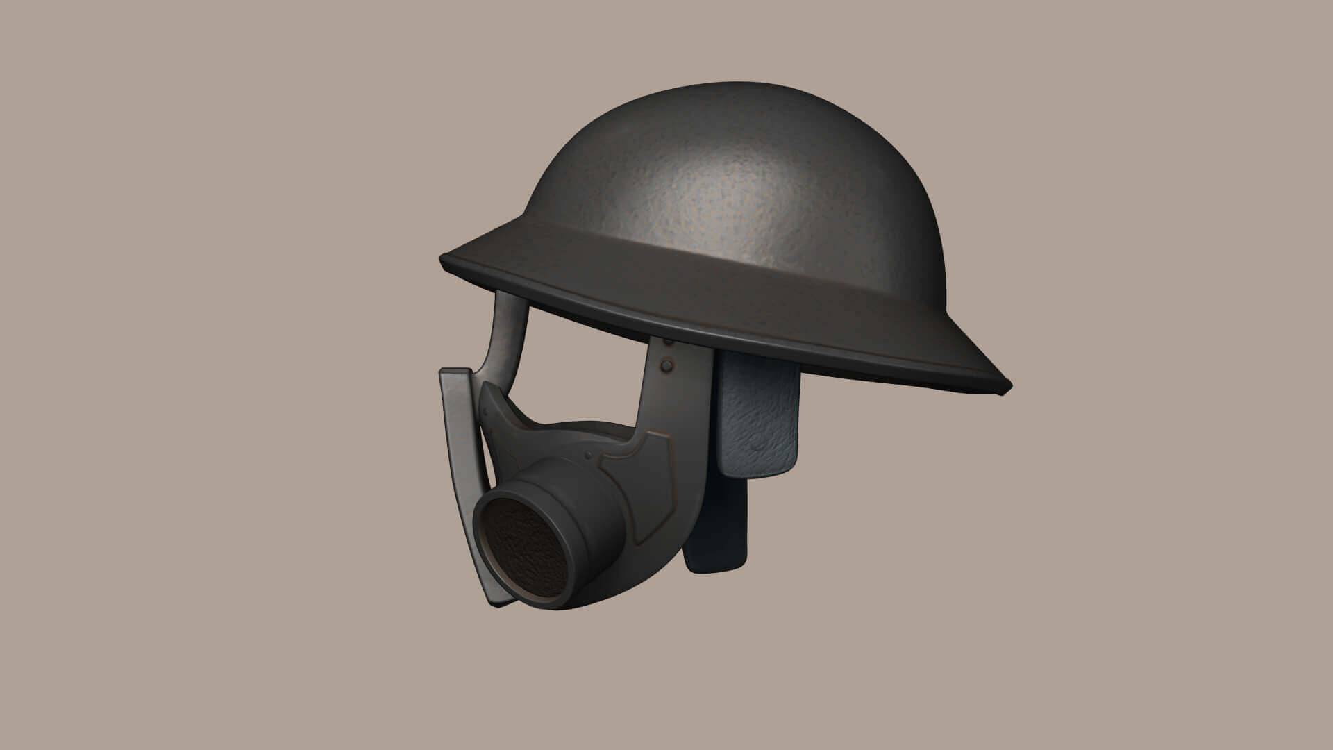 Steampunk Miner Helmet Mask - 3D Model by gsommer