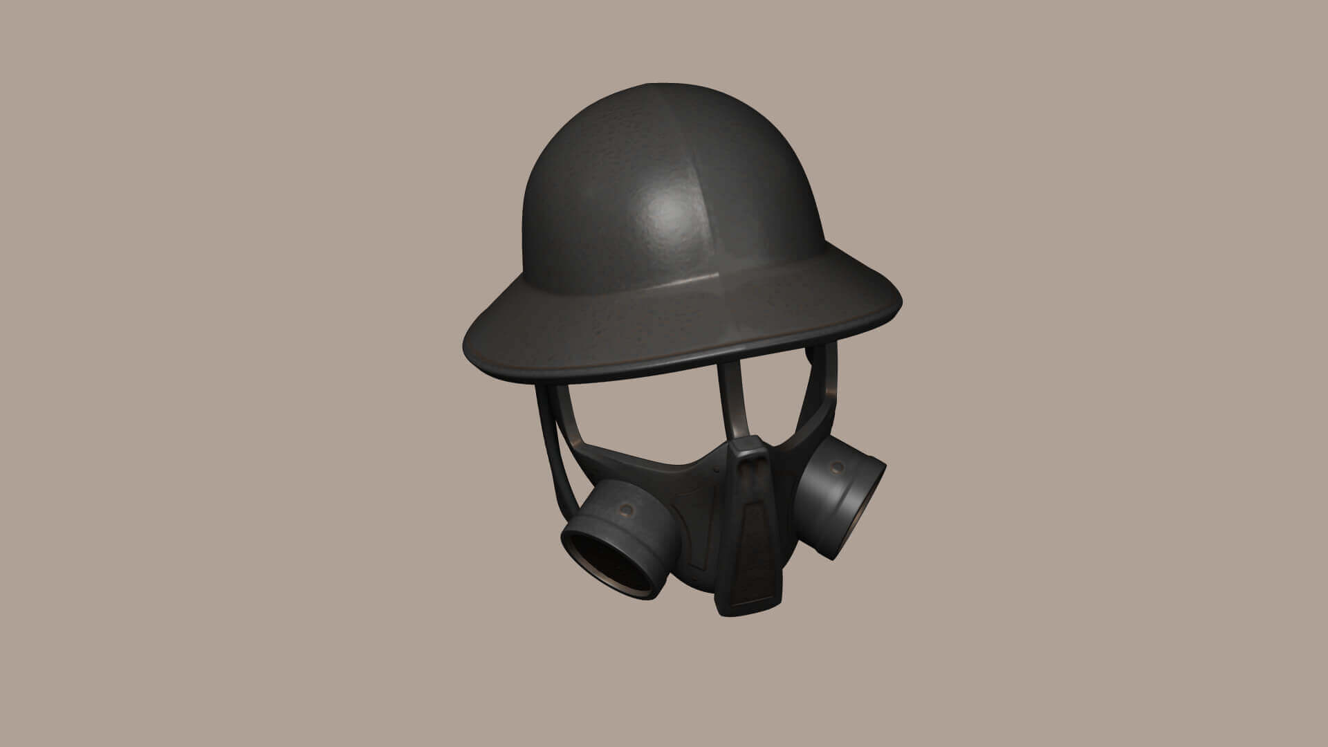 Steampunk Miner Helmet Mask - 3D Model by gsommer