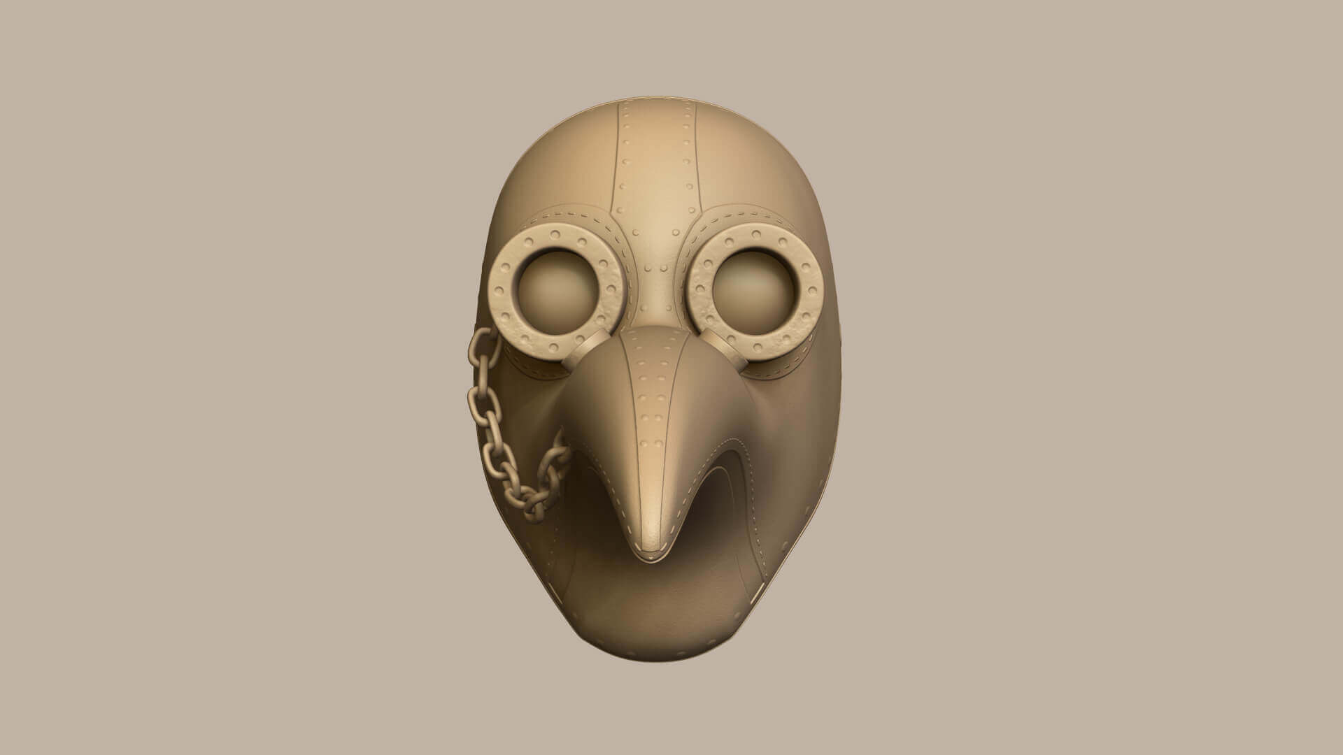 Steampunk Plague Doctor Mask - 3D Model by gsommer