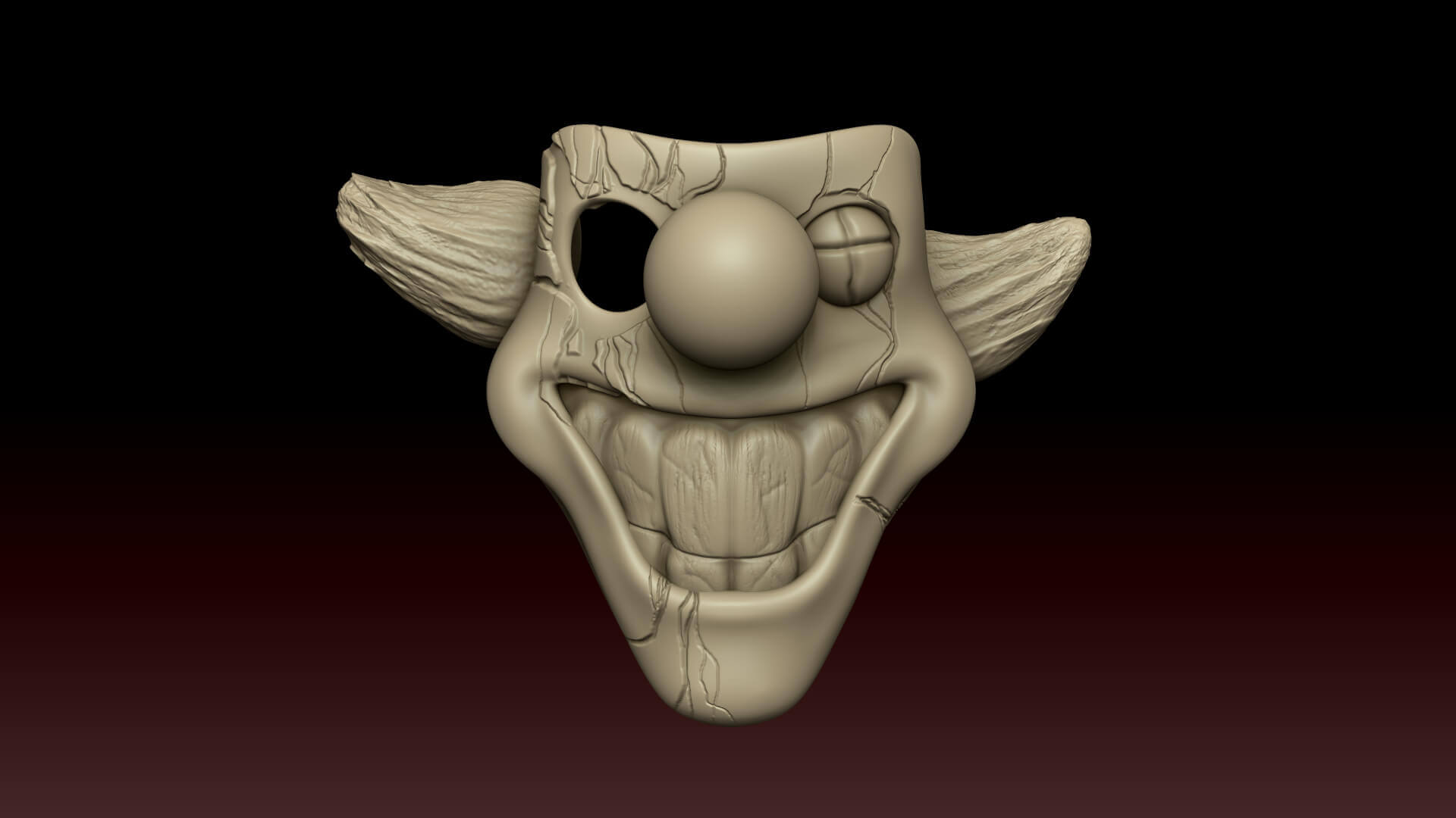 Sweet Tooth Mask - 3D Model by gsommer