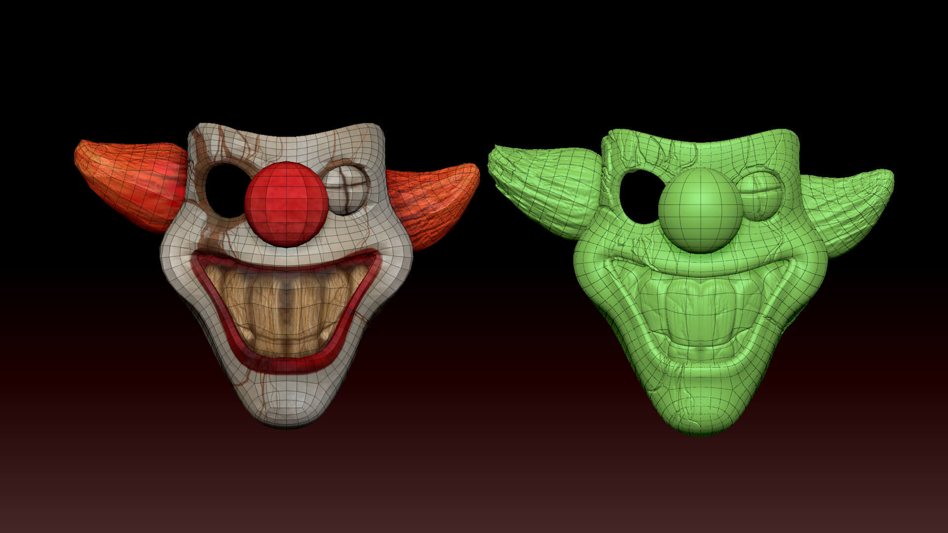 Sweet Tooth Mask - 3D Model by gsommer