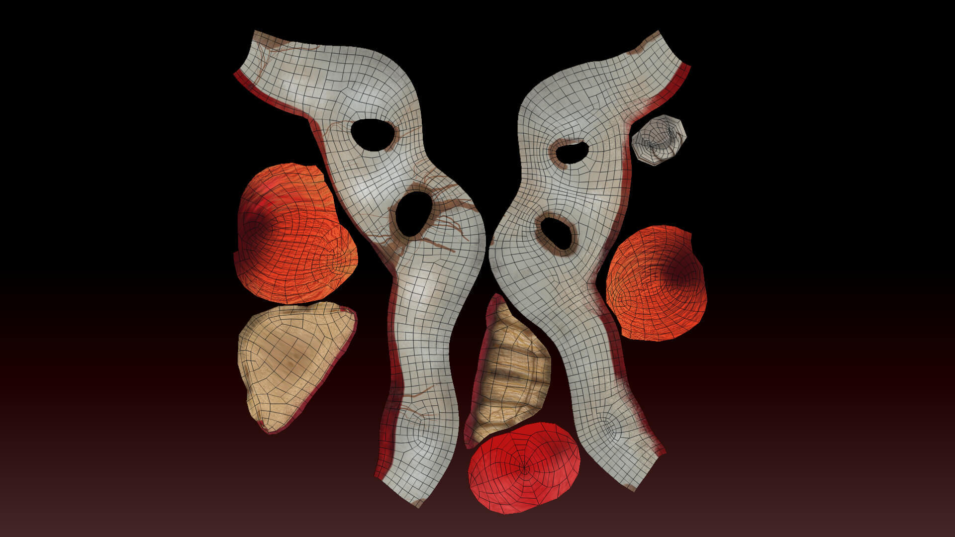 Sweet Tooth Mask - 3D Model by gsommer