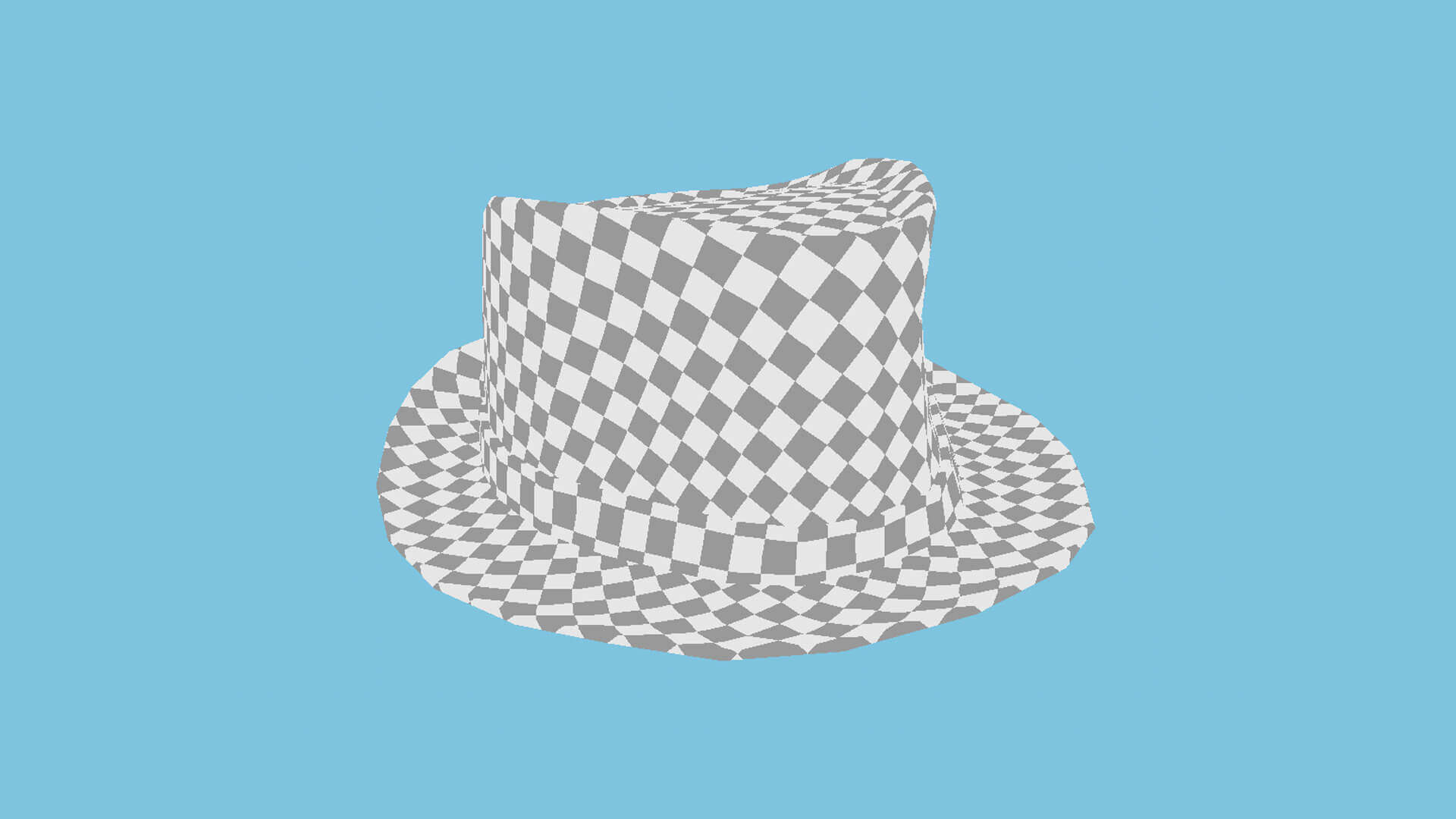 Trilby Hat 02 - Dark Grey 3D Model by gsommer