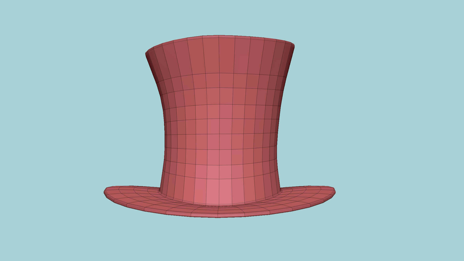 Uncle Sam Hat 02 - Blue 3D Model by gsommer