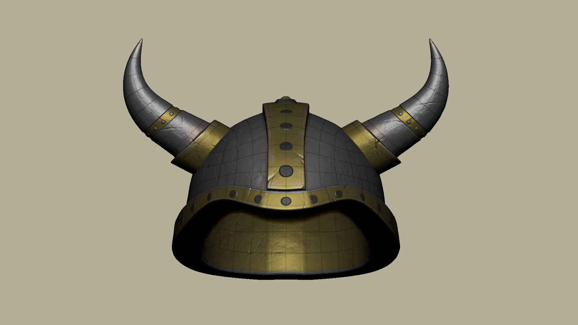 Viking Helmet - 3D Model by gsommer