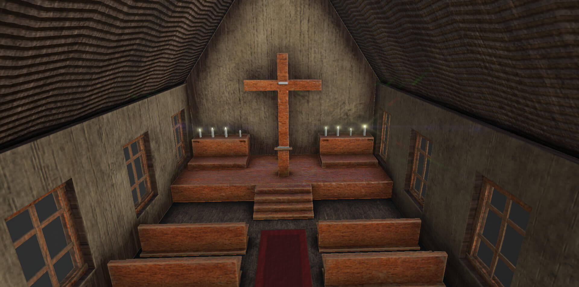 Western Building 02 - Church 3D Model by gsommer