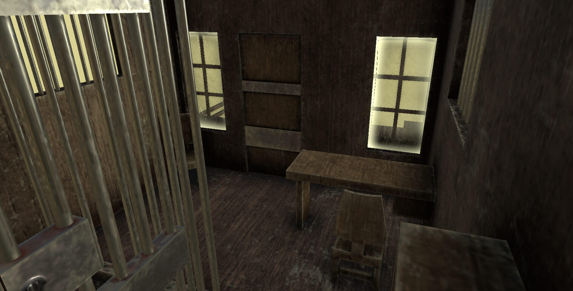 Western Building 04 - Sheriff Jail 3D Model by gsommer