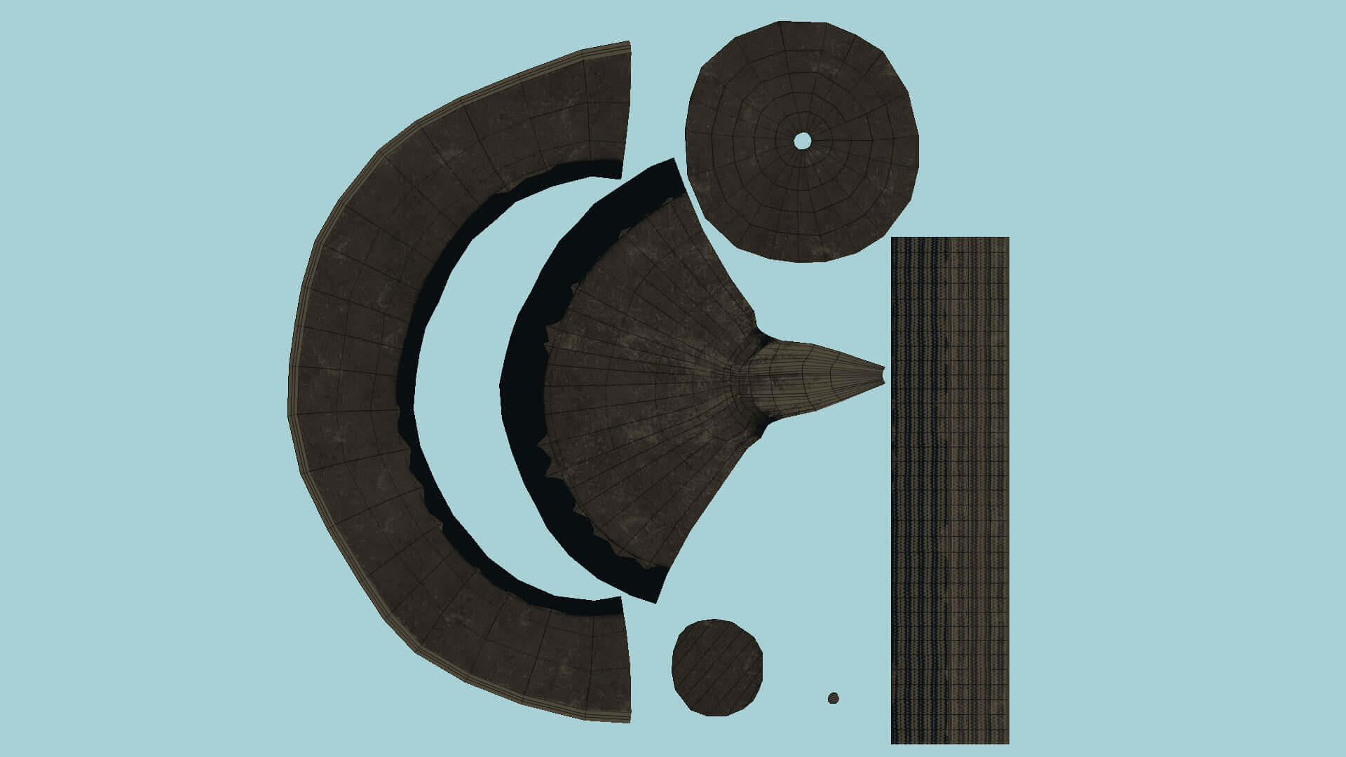 Witch Hat 04 - Rust Leather 3D Model by gsommer