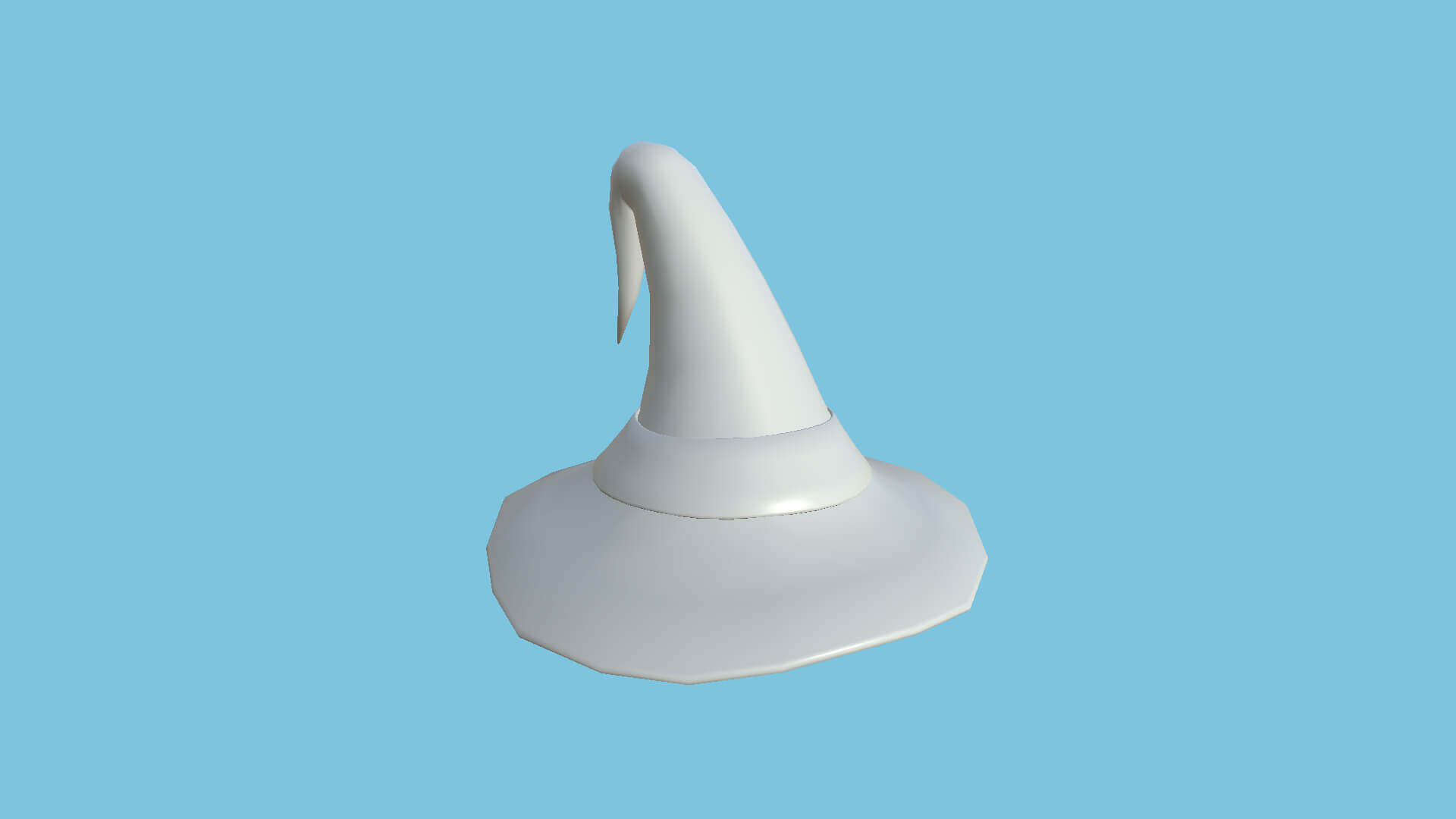 Witch Hat 04 - Rust Leather 3D Model by gsommer