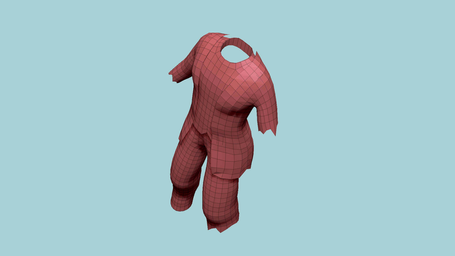 Zombie Outfit 03 - 3D Model by gsommer