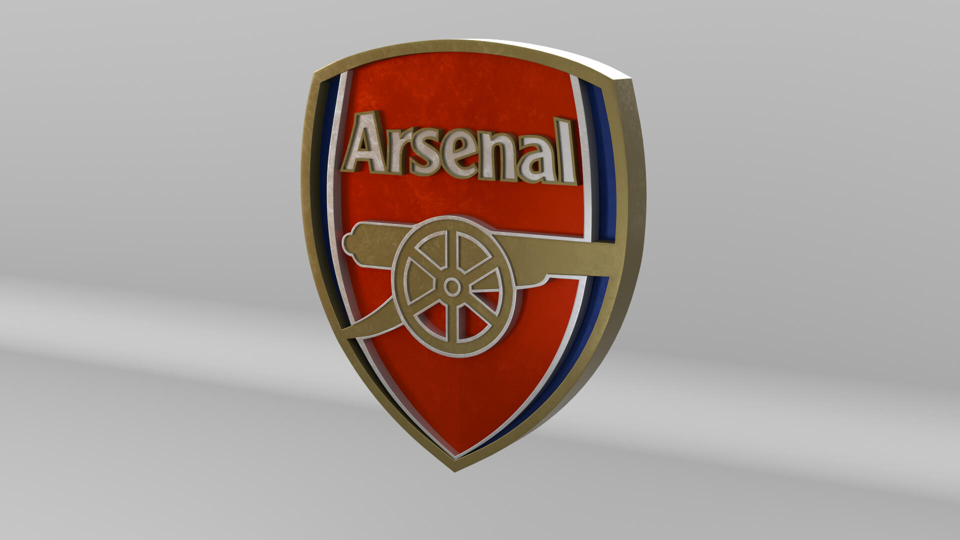 Arsenal Football Club Logo - 3D Model by guimart