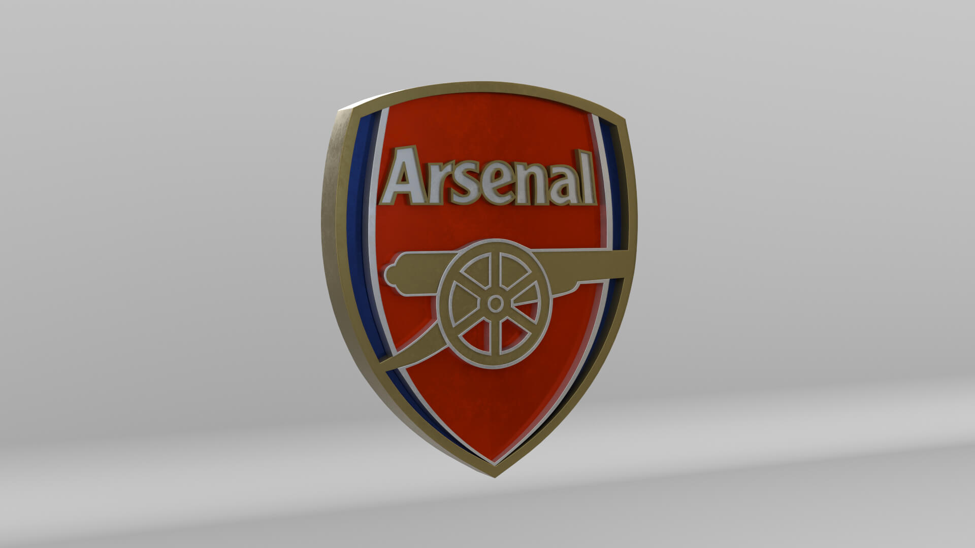 Arsenal Football Club Logo - 3D Model by guimart