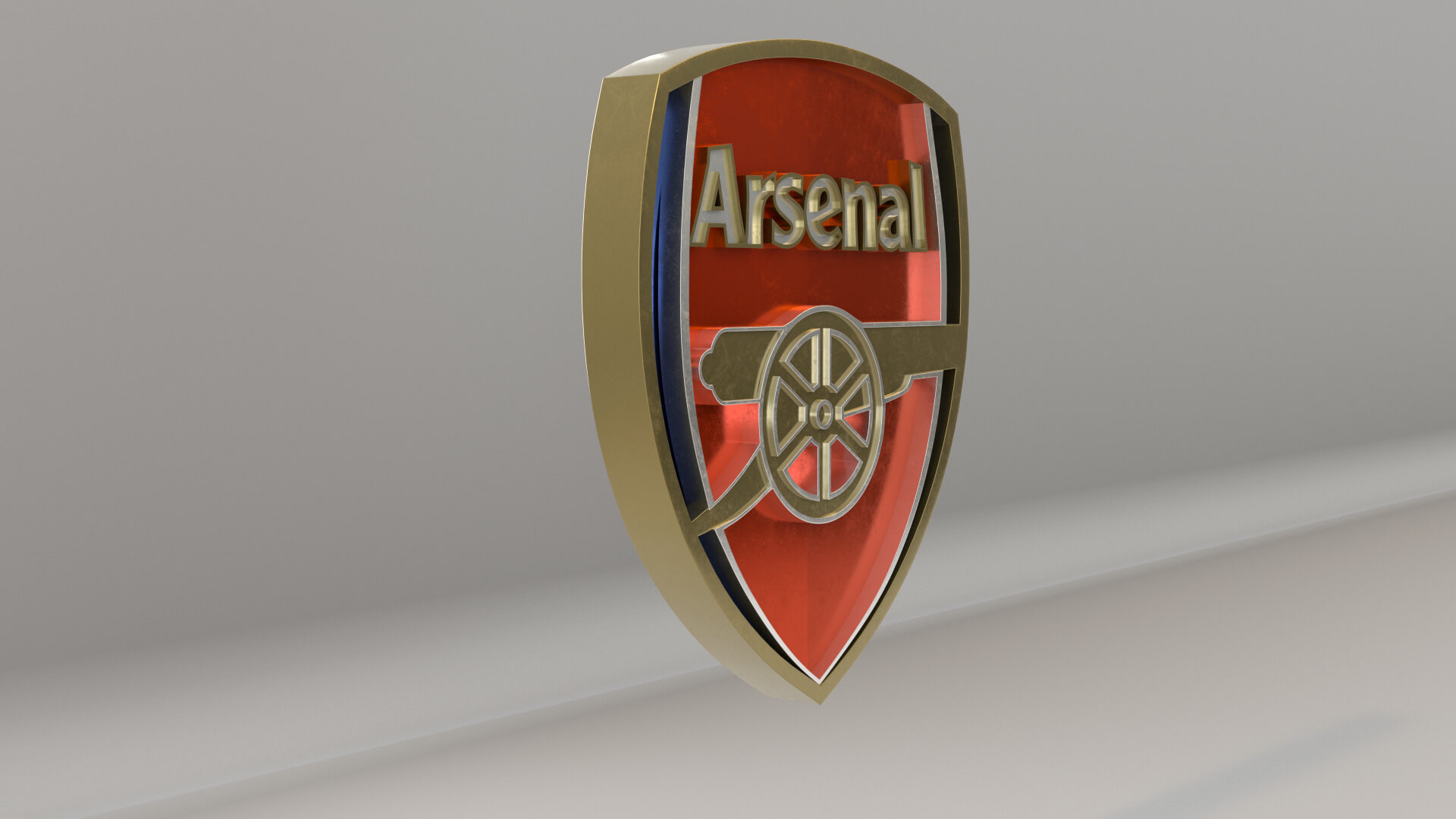 Arsenal Football Club Logo - 3D Model by guimart