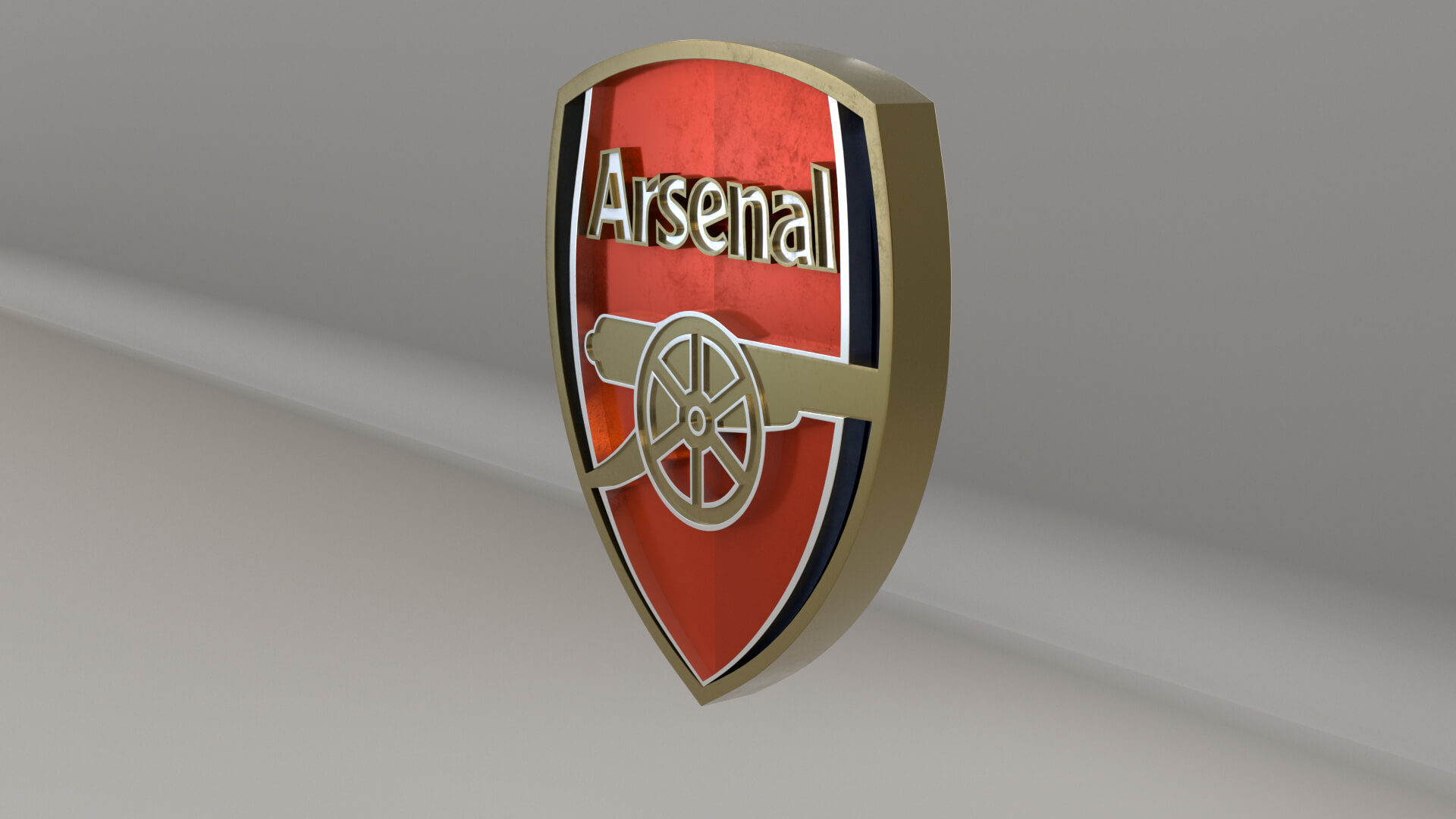 Arsenal Football Club Logo - 3D Model by guimart