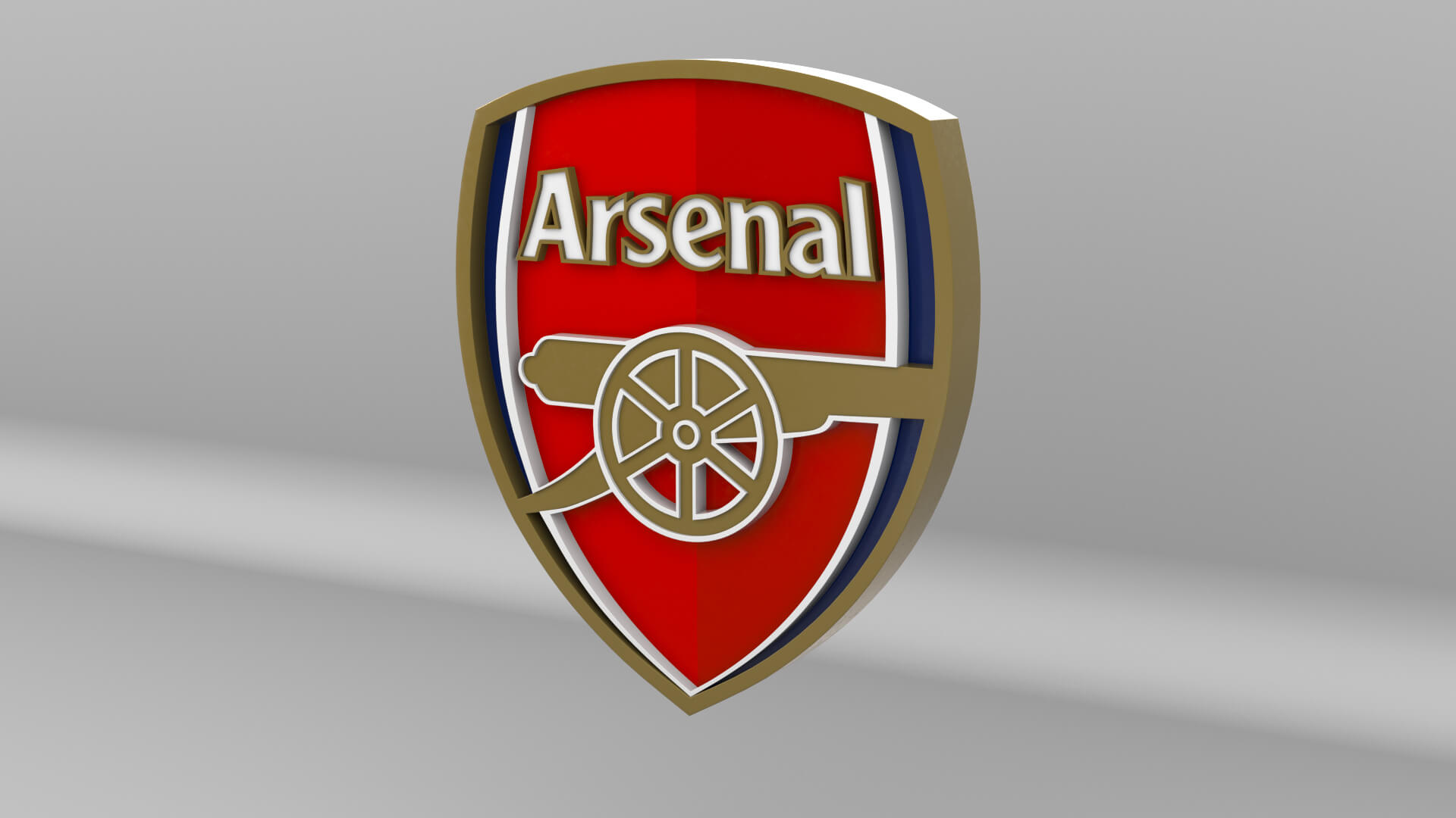 Arsenal Football Club Logo - 3D Model by guimart