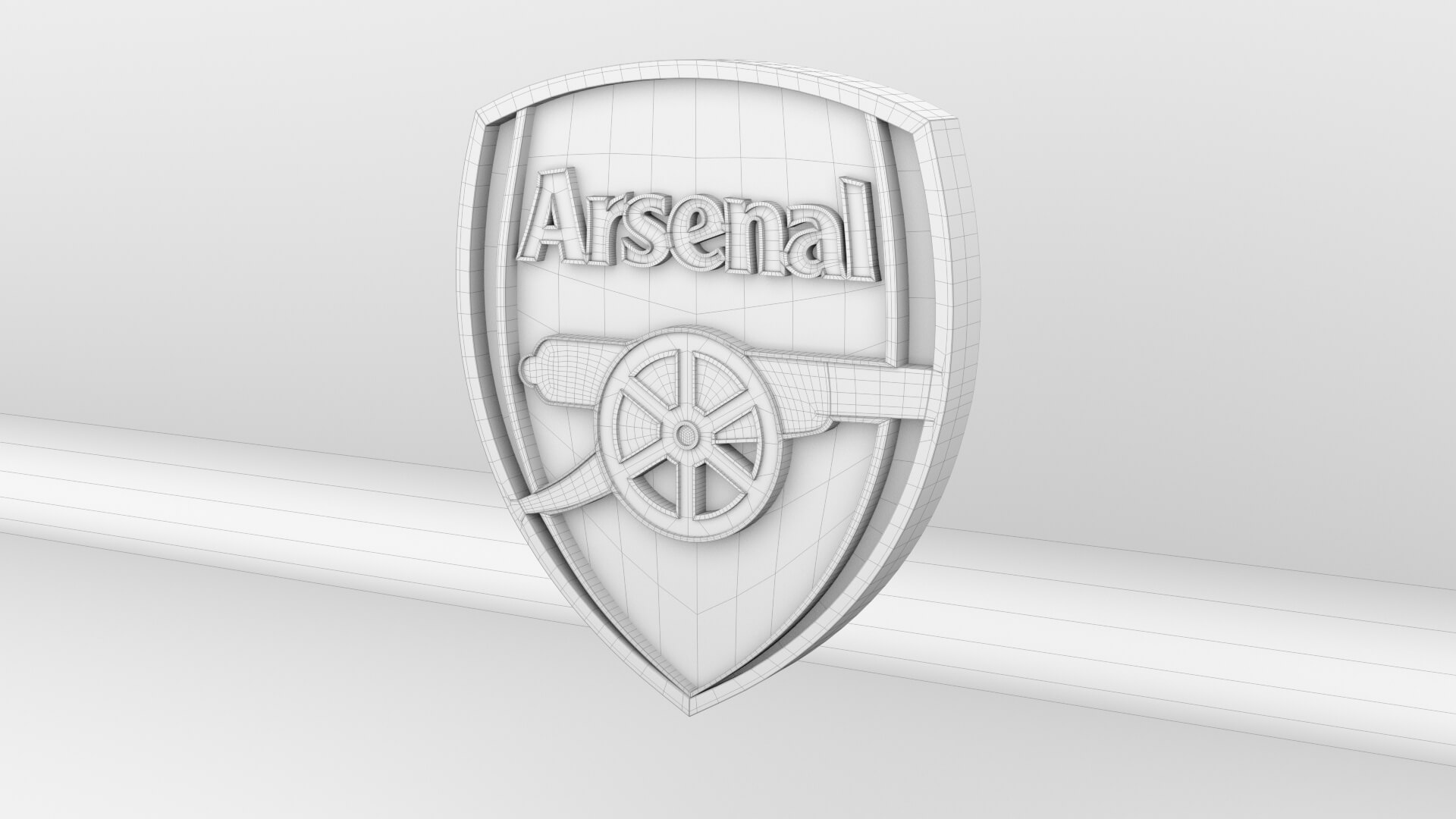 Arsenal Football Club Logo - 3D Model by guimart