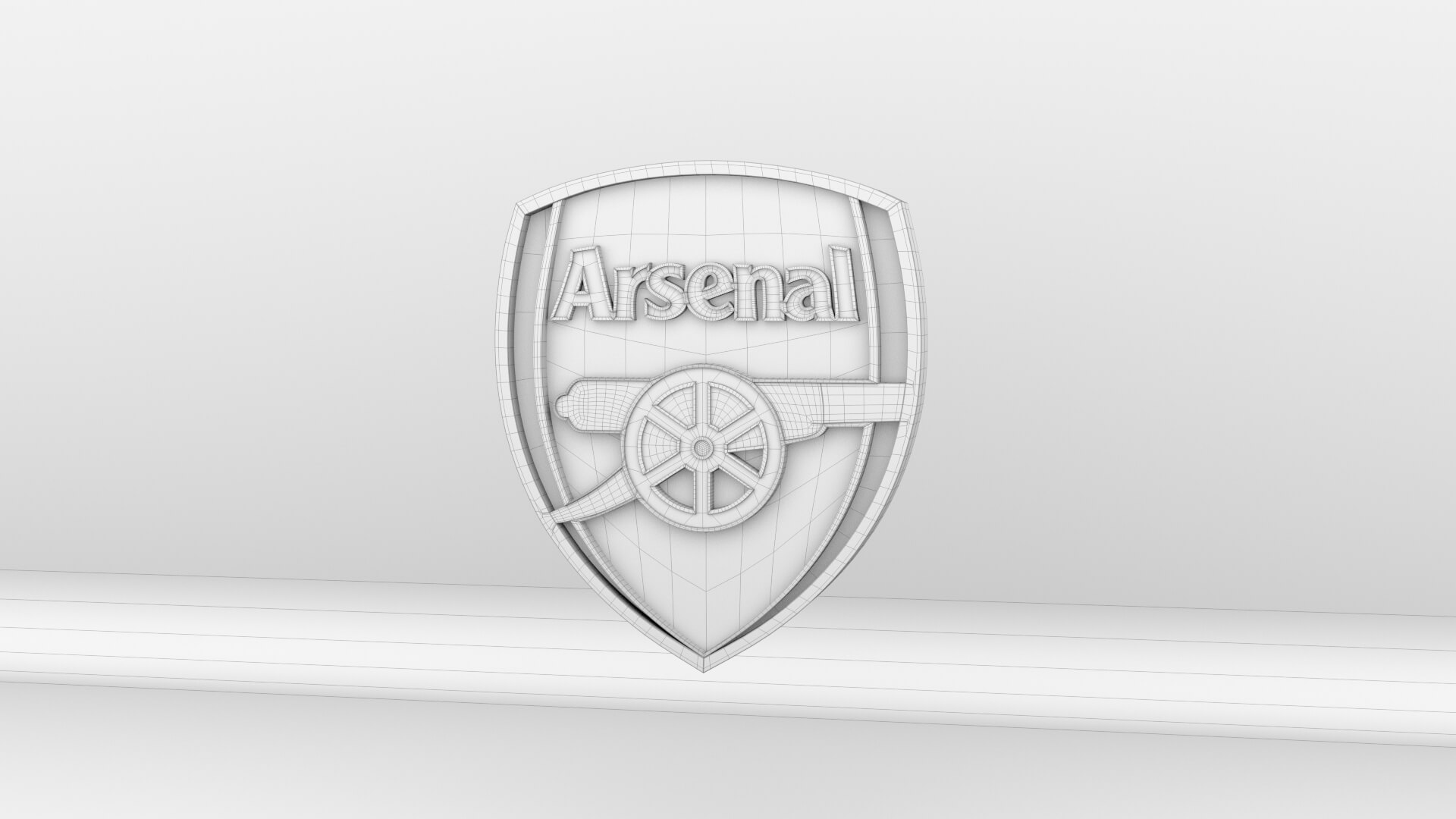 Arsenal Football Club Logo - 3D Model by guimart