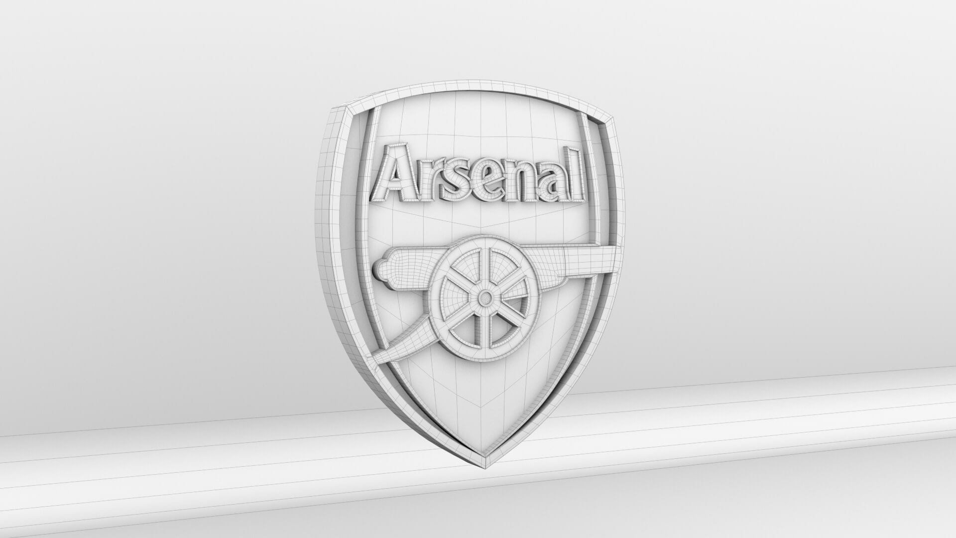 Arsenal Football Club Logo - 3D Model by guimart
