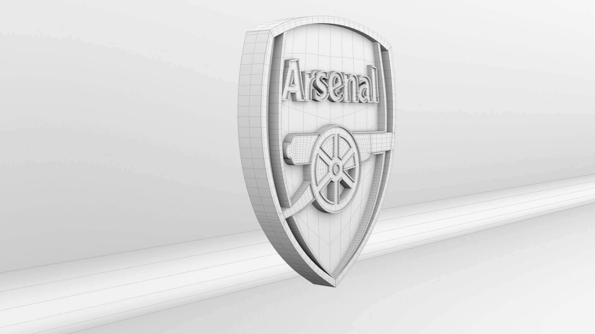 Arsenal Football Club Logo - 3D Model by guimart