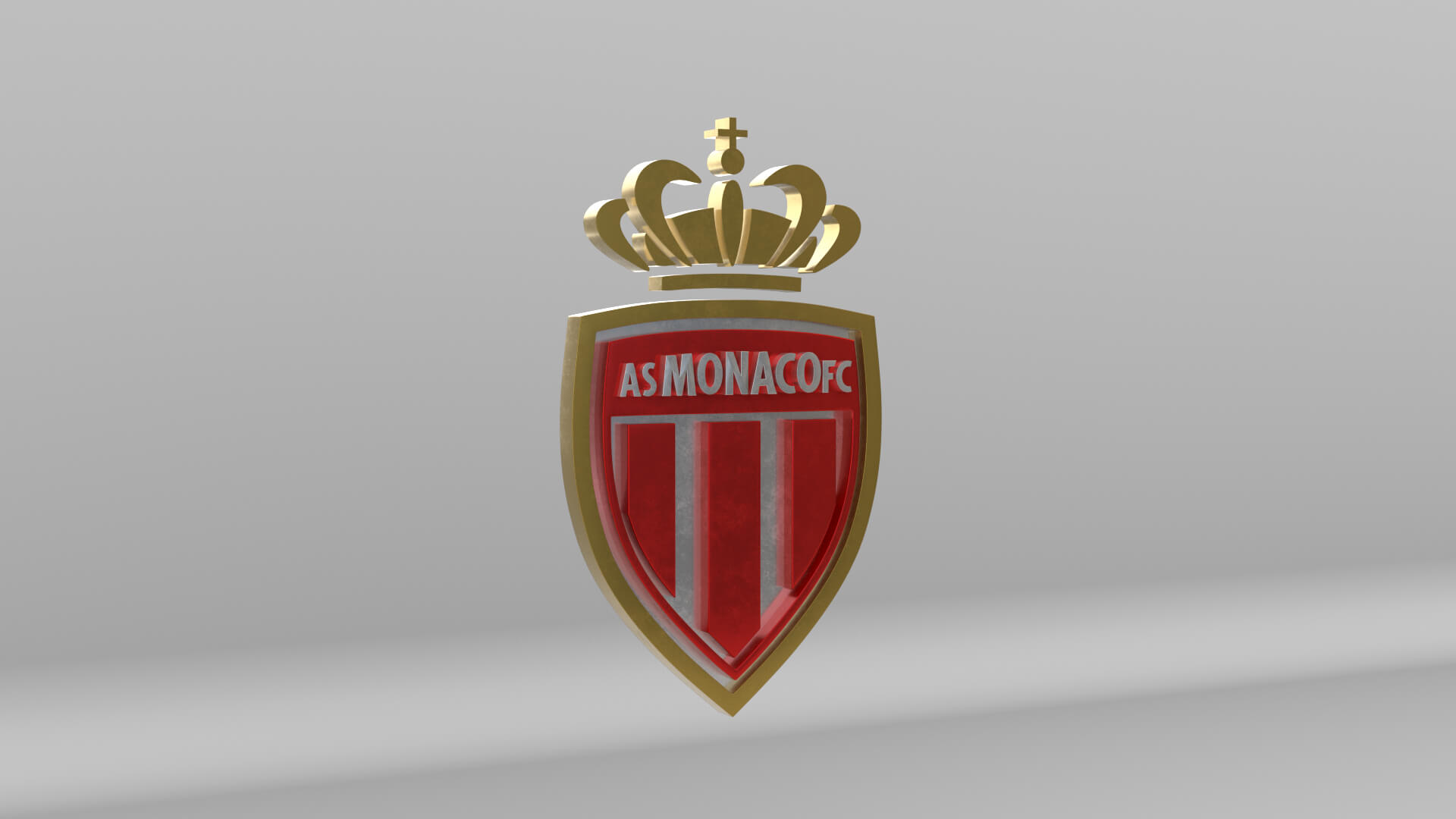 Association Sportive de Monaco Football Club Team Logo - 3D Model by ...