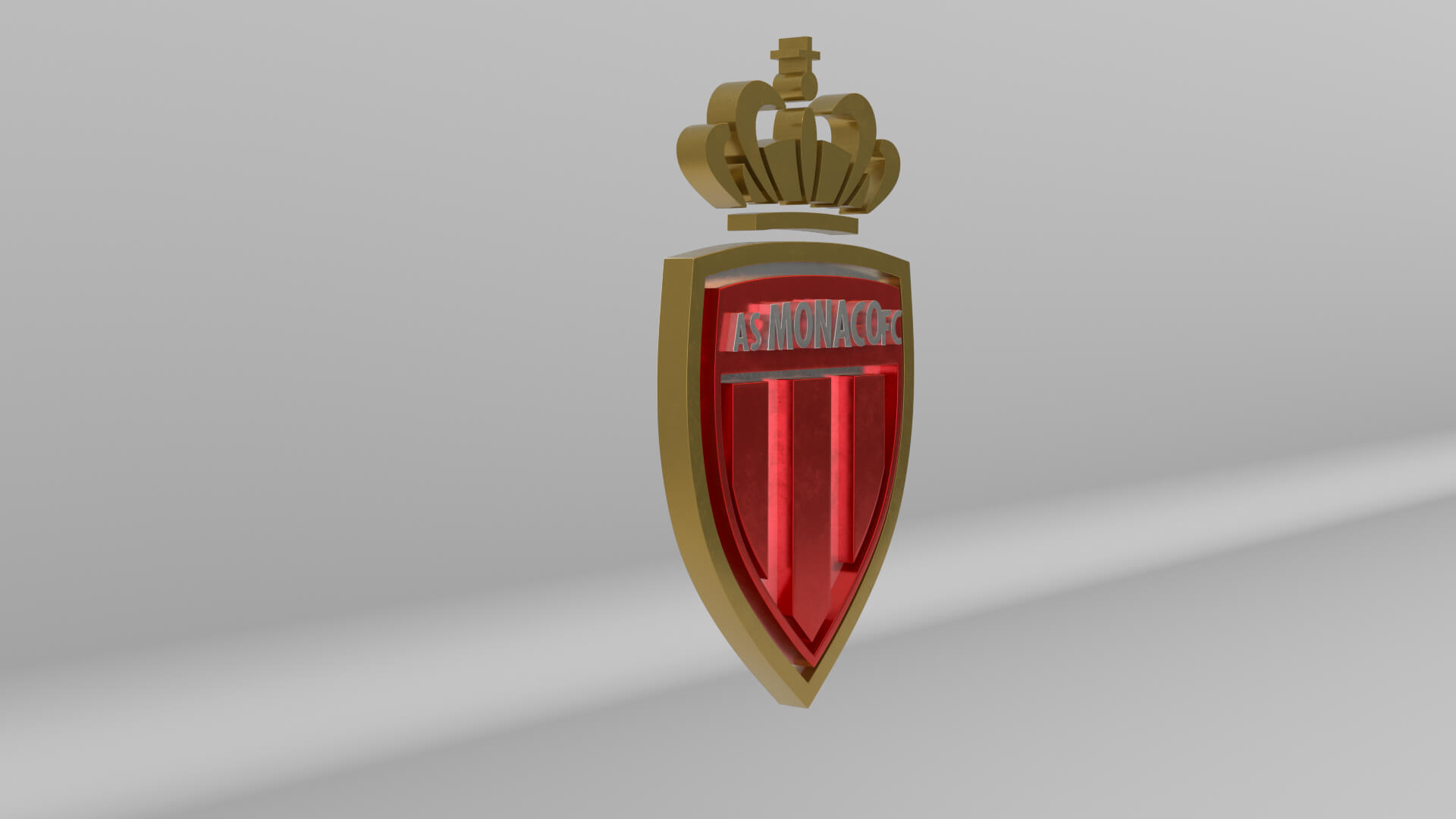 Association Sportive de Monaco Football Club Team Logo - 3D Model by ...