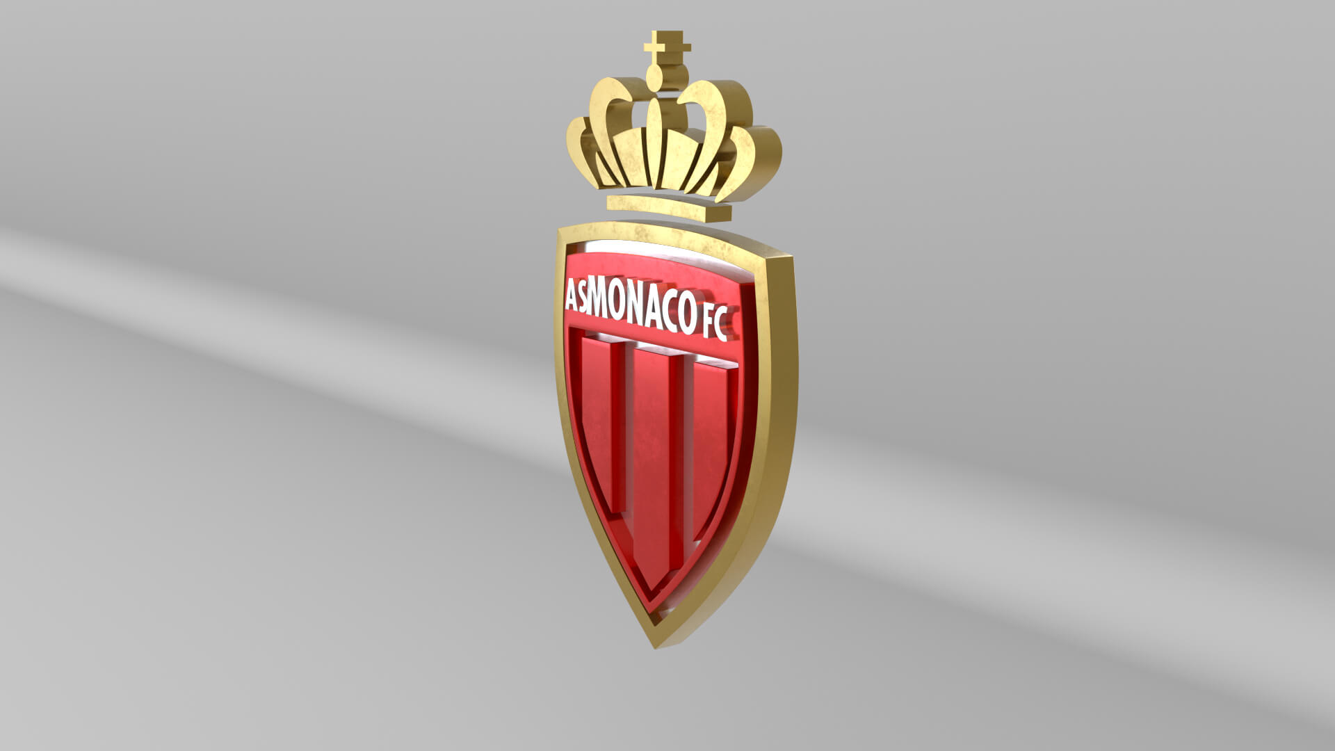 Association Sportive de Monaco Football Club Team Logo - 3D Model by ...