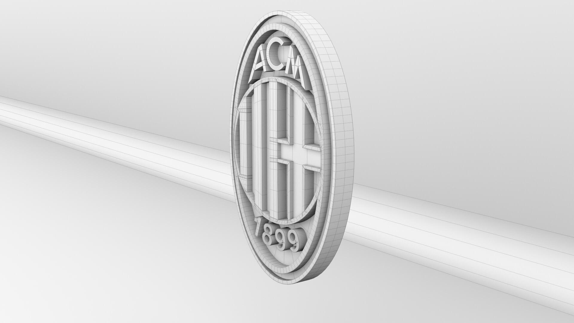 Associazione Calcio Milan Team Logo - 3D Model by guimart